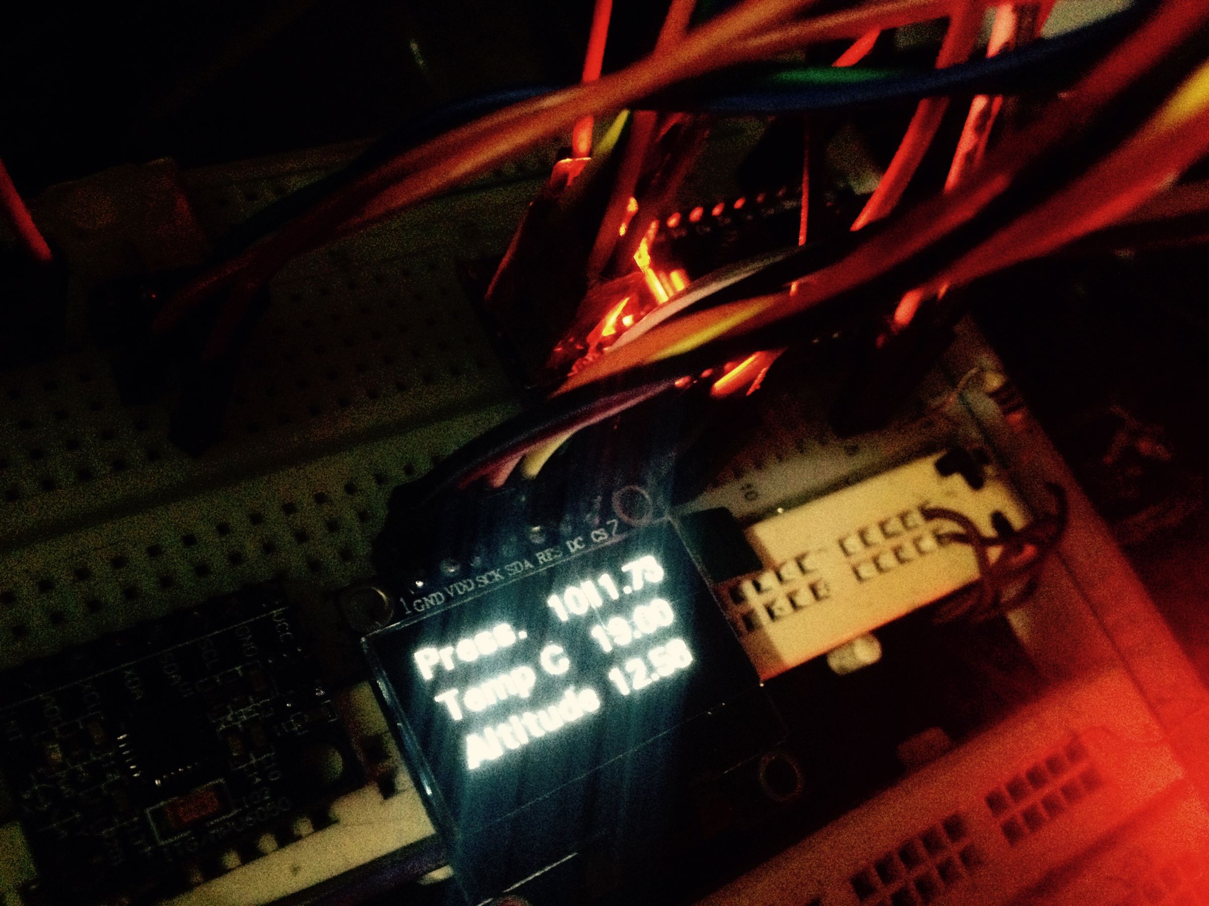 Arduino Altimeter Using BMP and SPI or I2C OLED : 5 Steps - Instructables