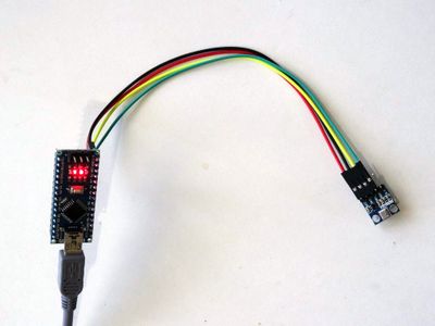 Arduino Nano: Barometric Pressure and Temperature BMP180 Sensor With ...