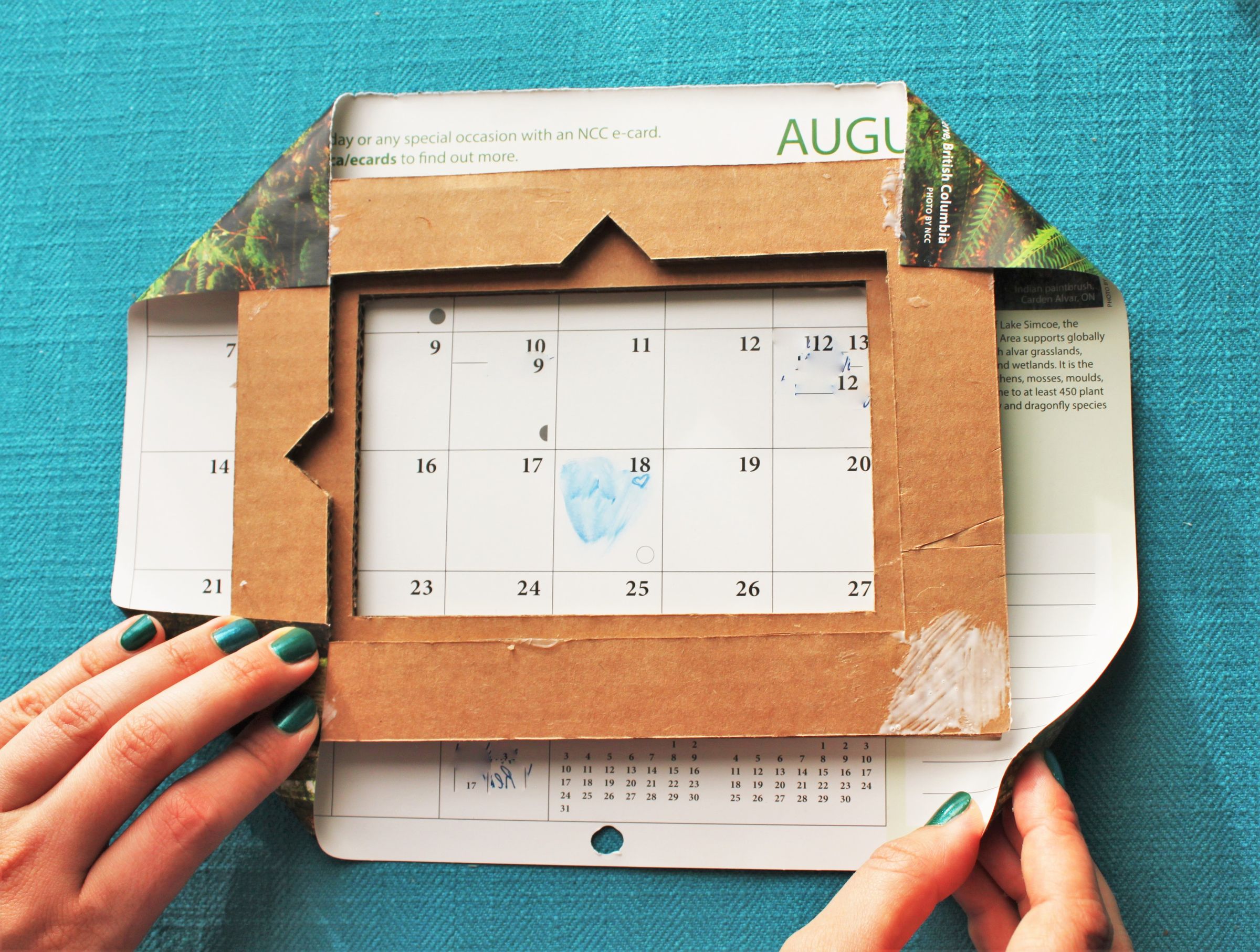 DIY PICTURE FRAME From Cardboard and Decorative Materials : 14 Steps ...