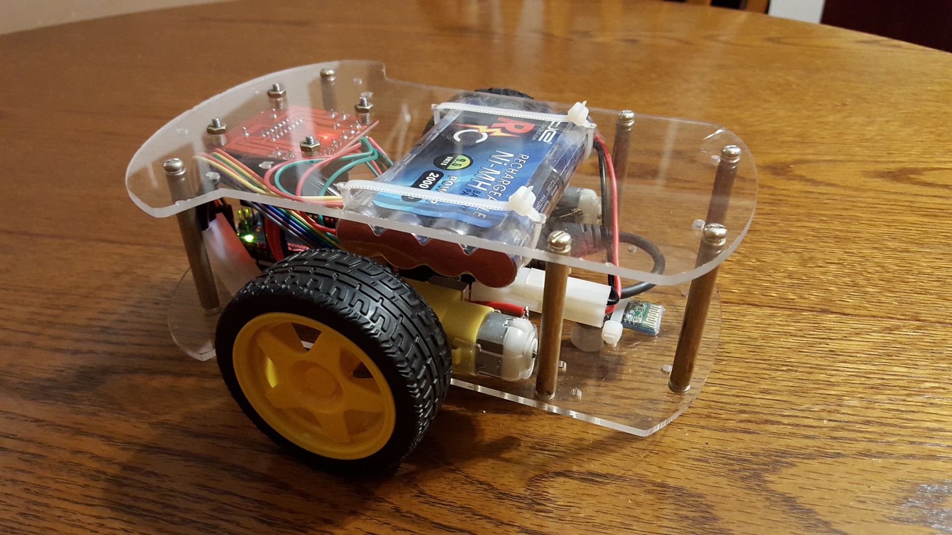 Bluetooth Controlled Arduino Dual Motor RC Platform : 14 Steps ...