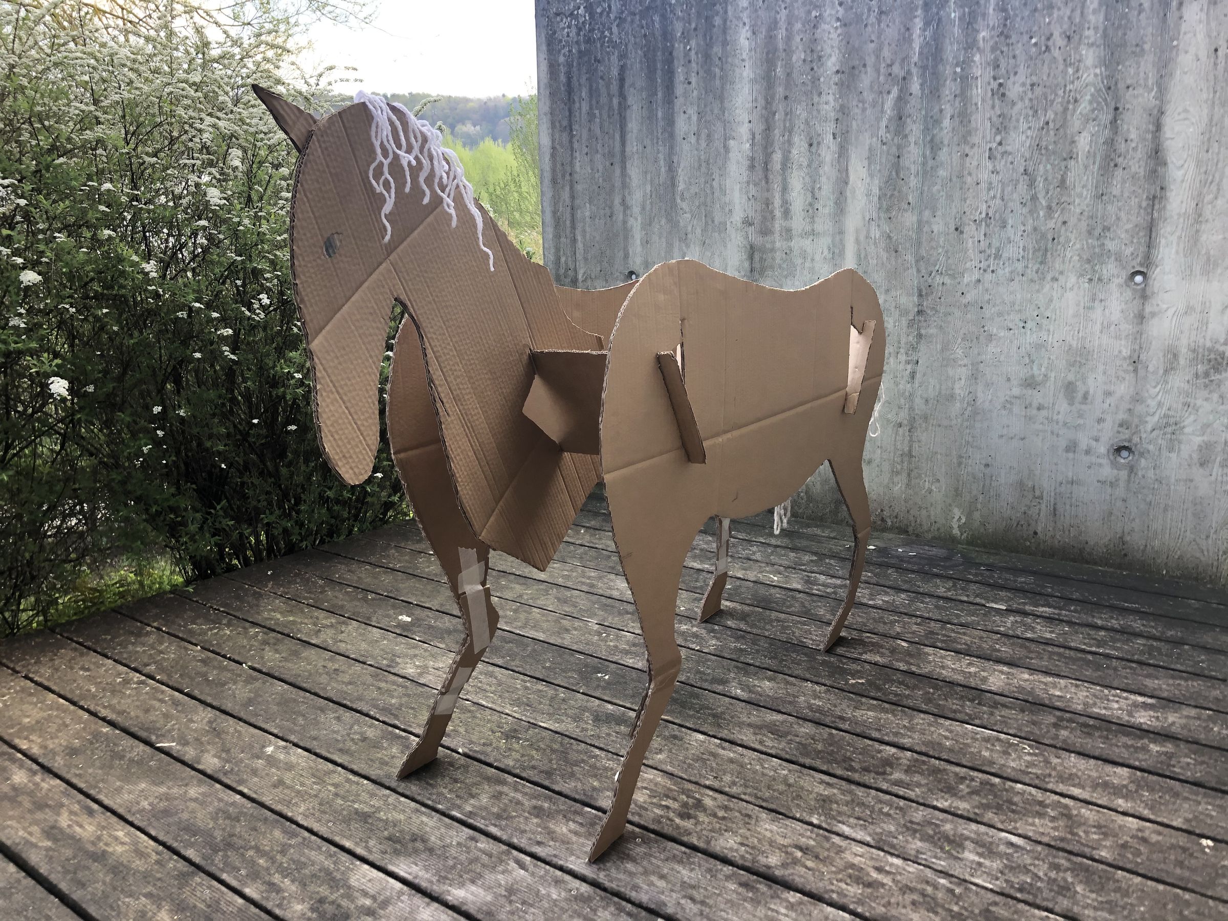 Cardboard Horse : 4 Steps - Instructables