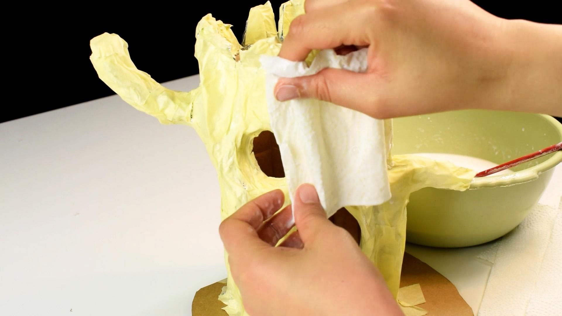 Paper Mache Fairy Garden Tree House : 15 Steps (with Pictures ...