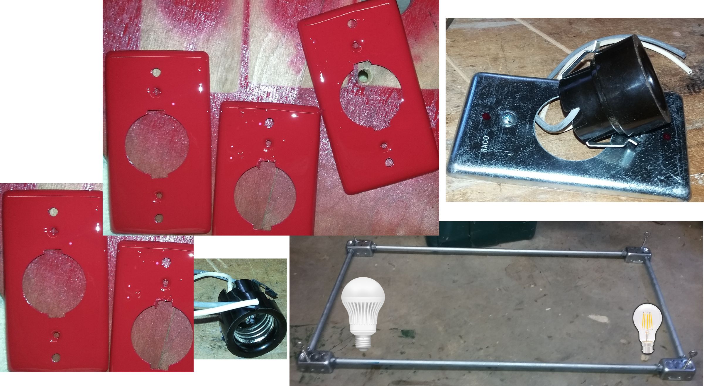 LED EMT (Electric Metallic Tubing) Light Fixture (Old School) : 6 Steps ...