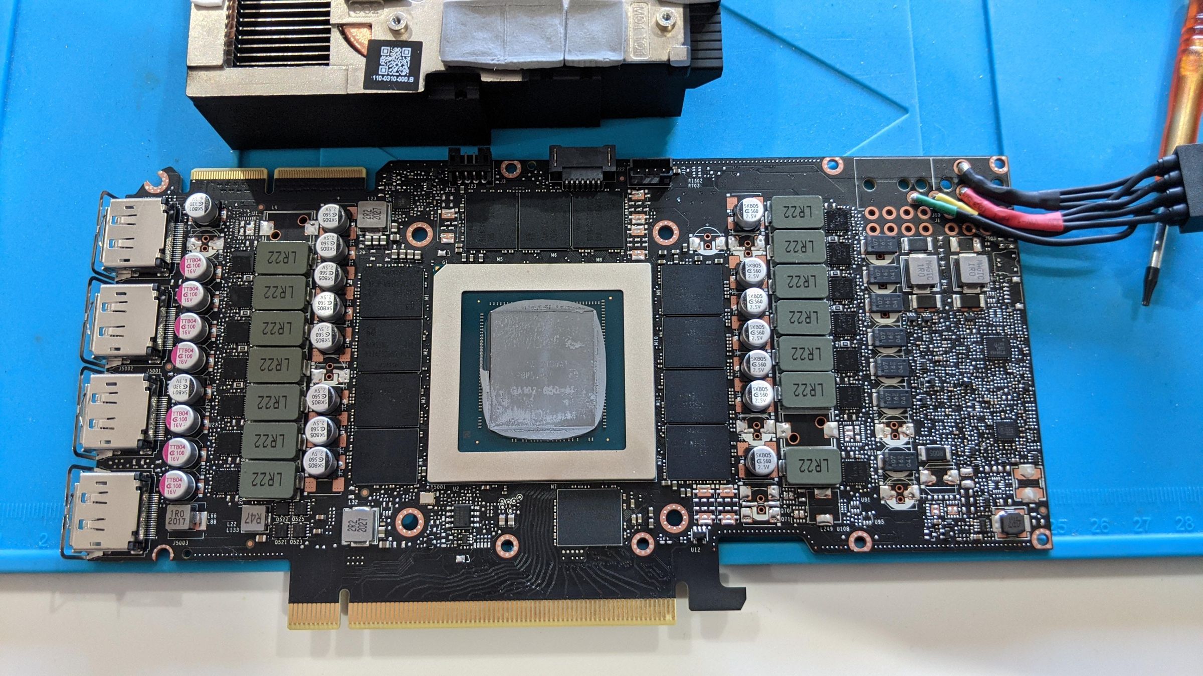 Nvidia PNY RTX A5000 Teardown With Important Sizes Taken : 9 Steps ...