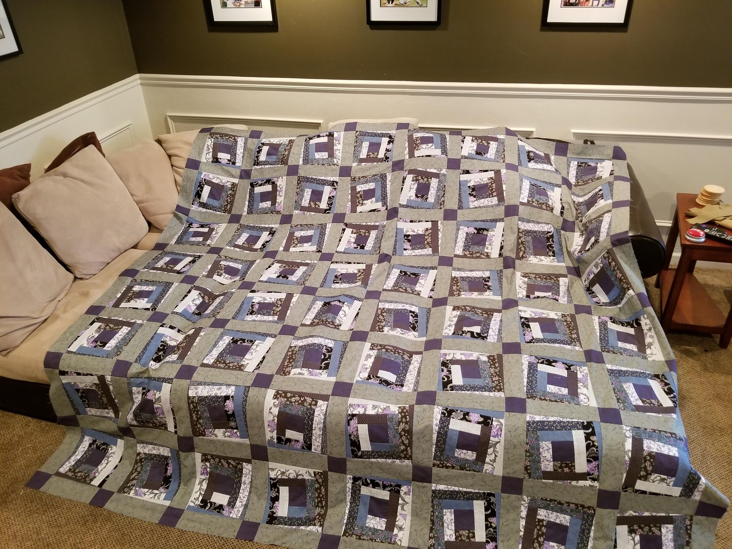 Wonky Log Cabin Quilt : 6 Steps - Instructables