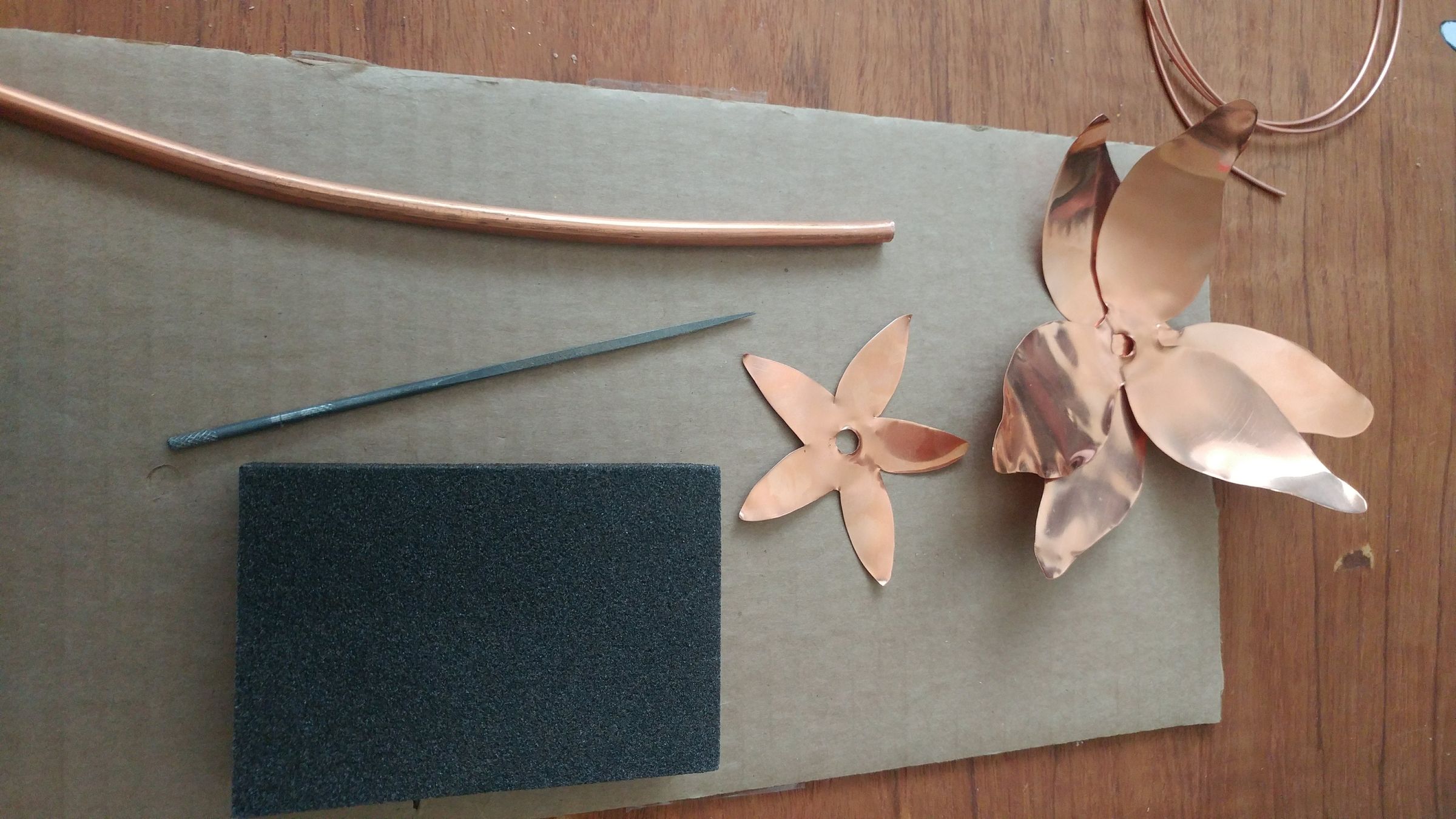 Rainbow Copper Flower : 4 Steps (with Pictures) - Instructables