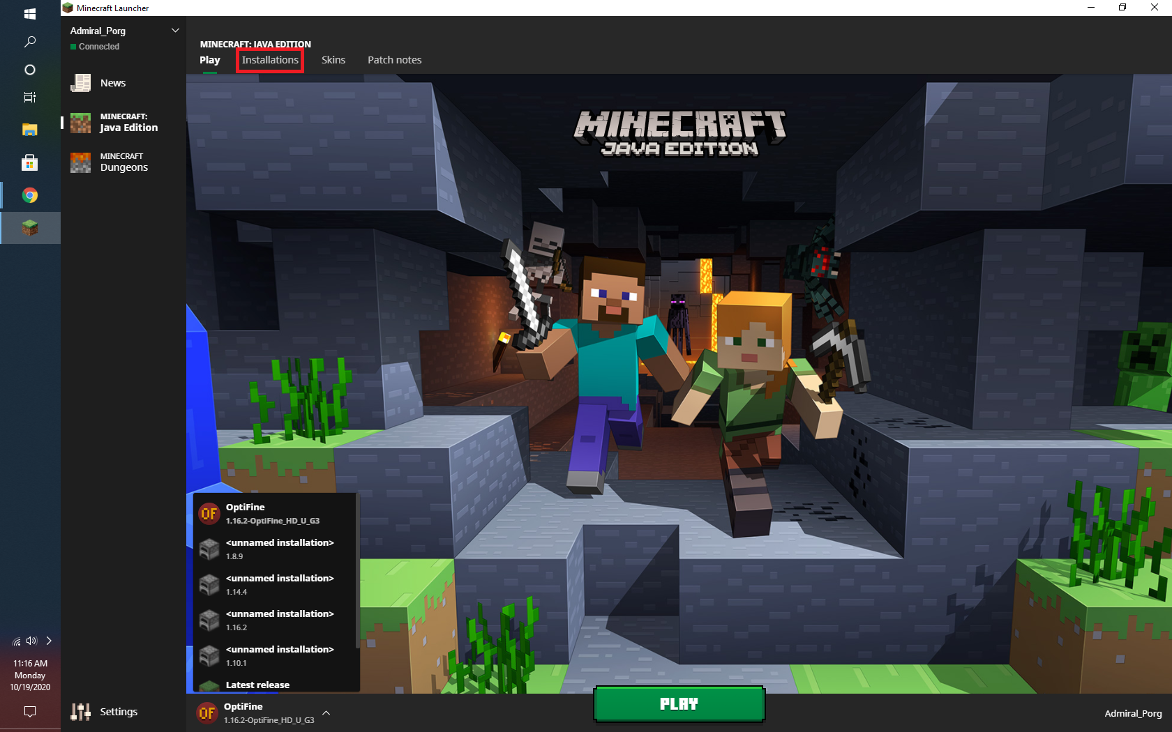 How to Play Different Versions in Minecraft Java Edition. : 4 Steps ...