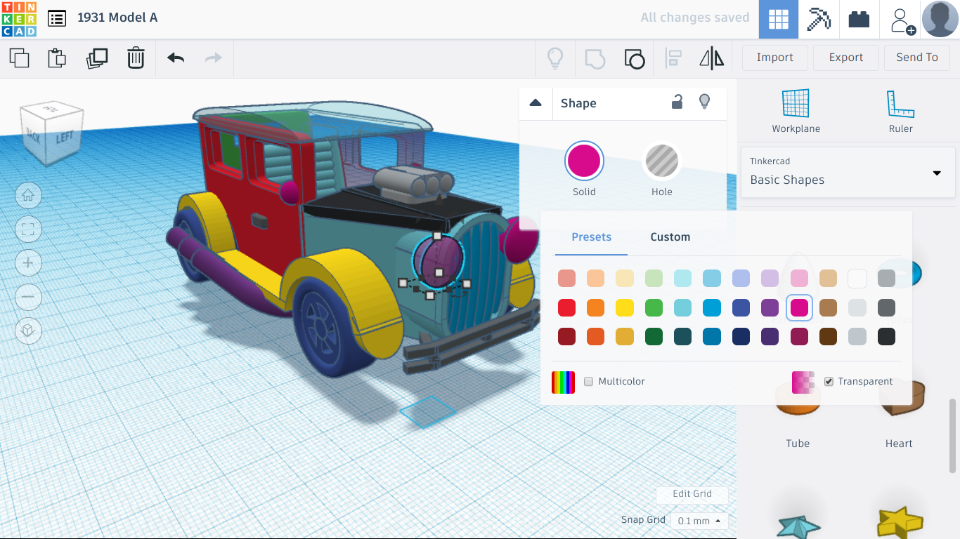 How to Make a Model a and Scene Using Tinkercad : 33 Steps (with ...