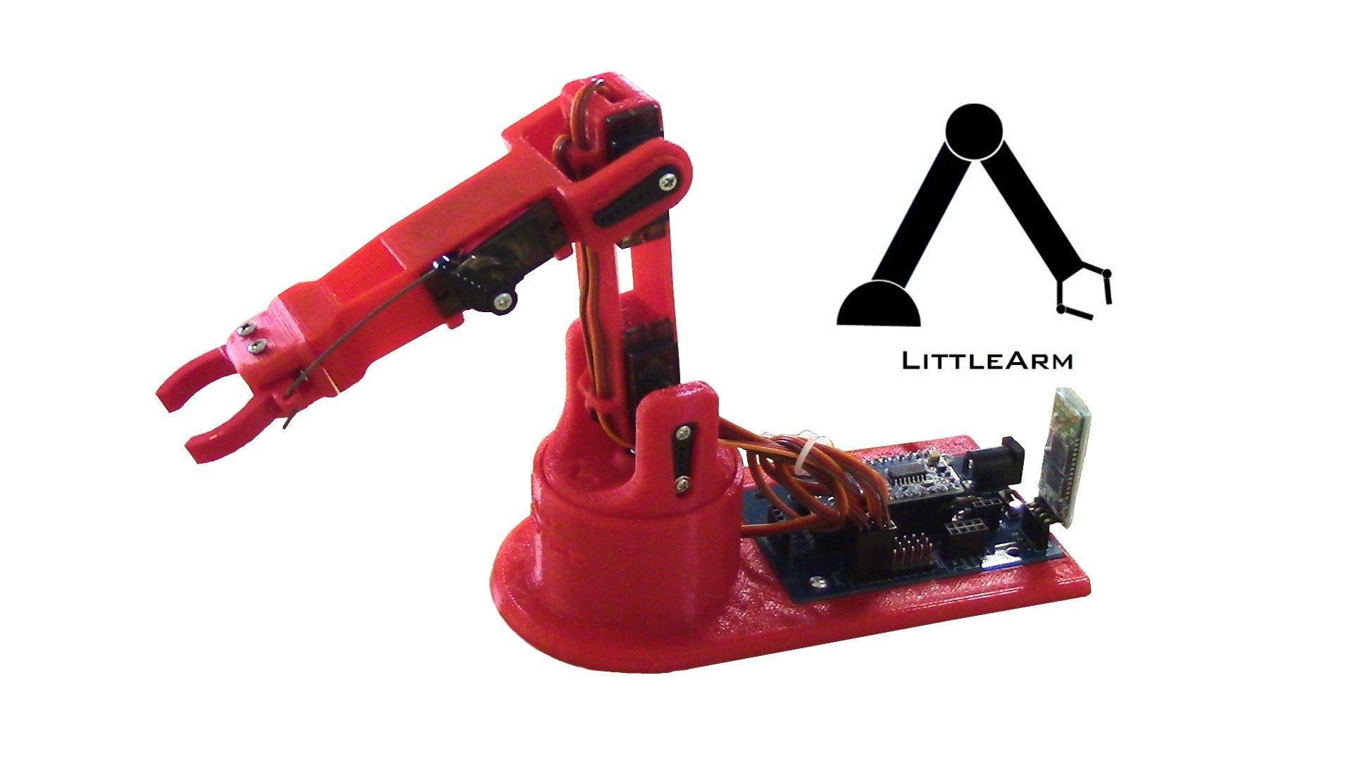 3D Printed, Bluetooth Controlled, Arduino Robot Arm - LittleArm 2C : 20 Steps (with Pictures ...
