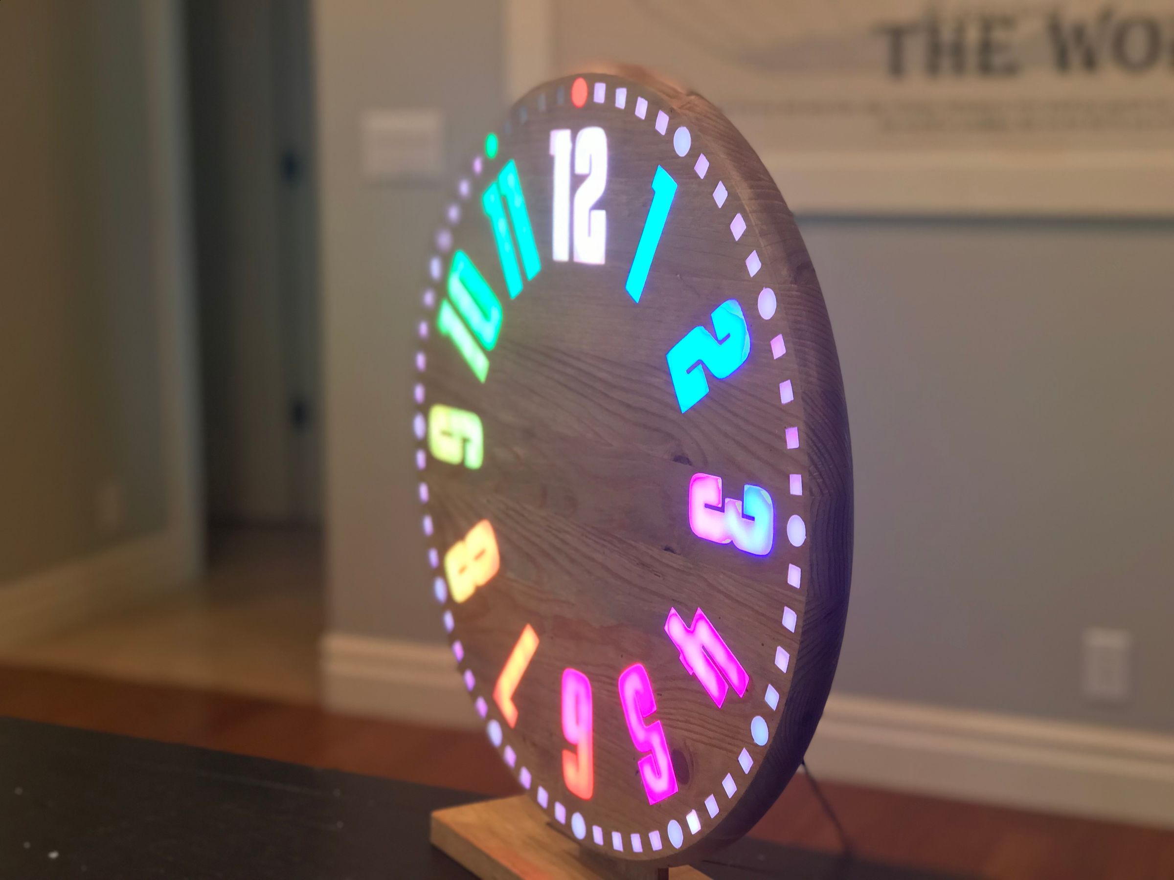 Web-Connected SMART LED Animation Clock With Web-based Control Panel ...