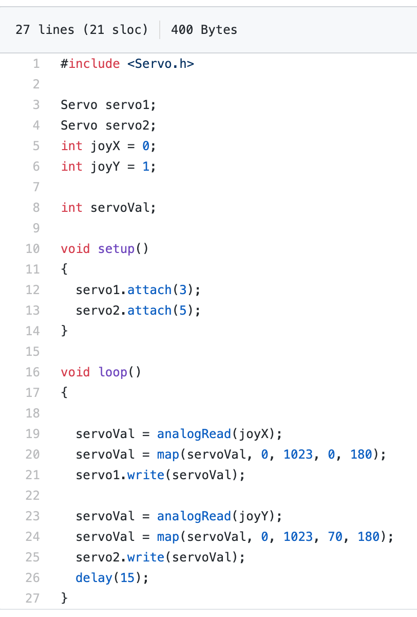 Controlling Servos With Joystick (Arduino) : 3 Steps - Instructables