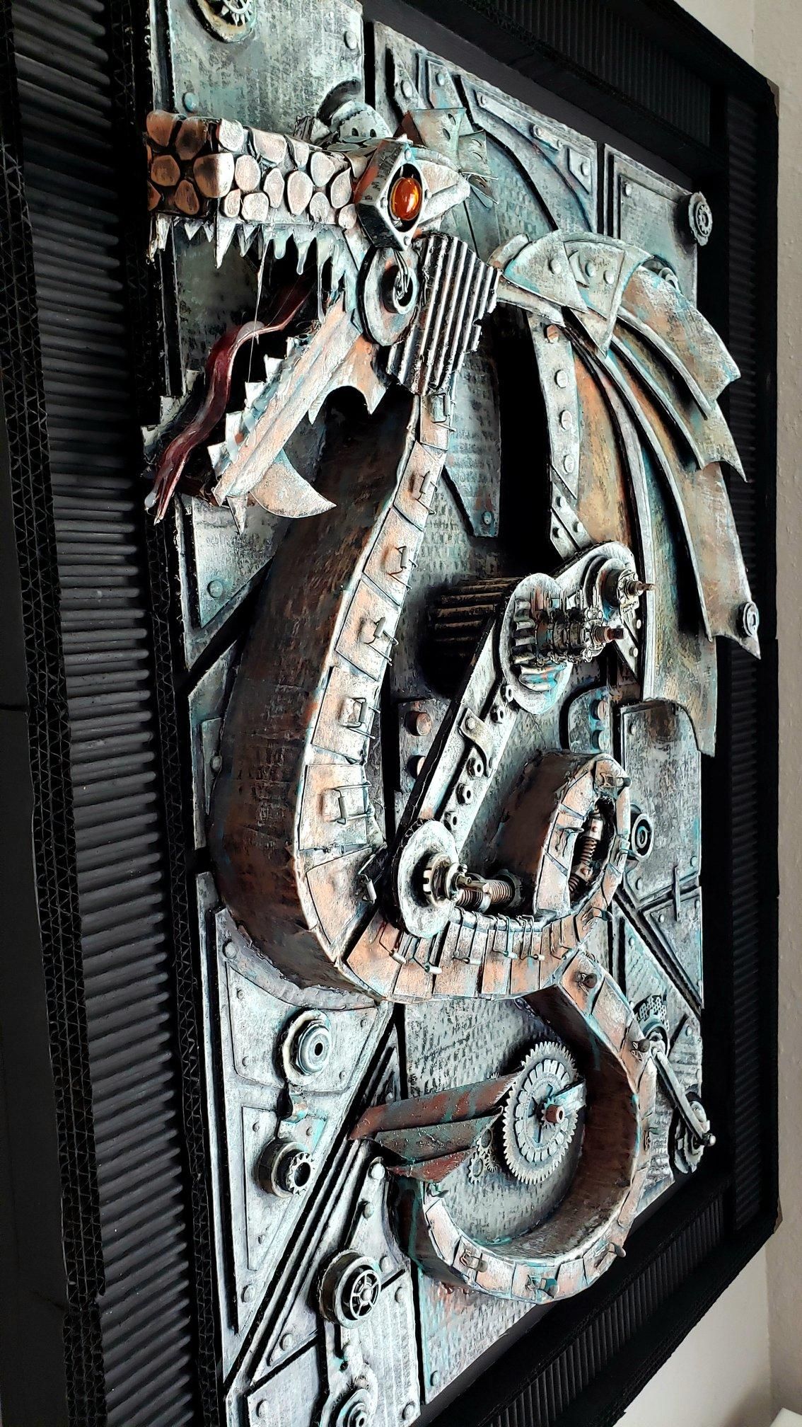 Steampunk Cardboard Dragon : 6 Steps (with Pictures) - Instructables