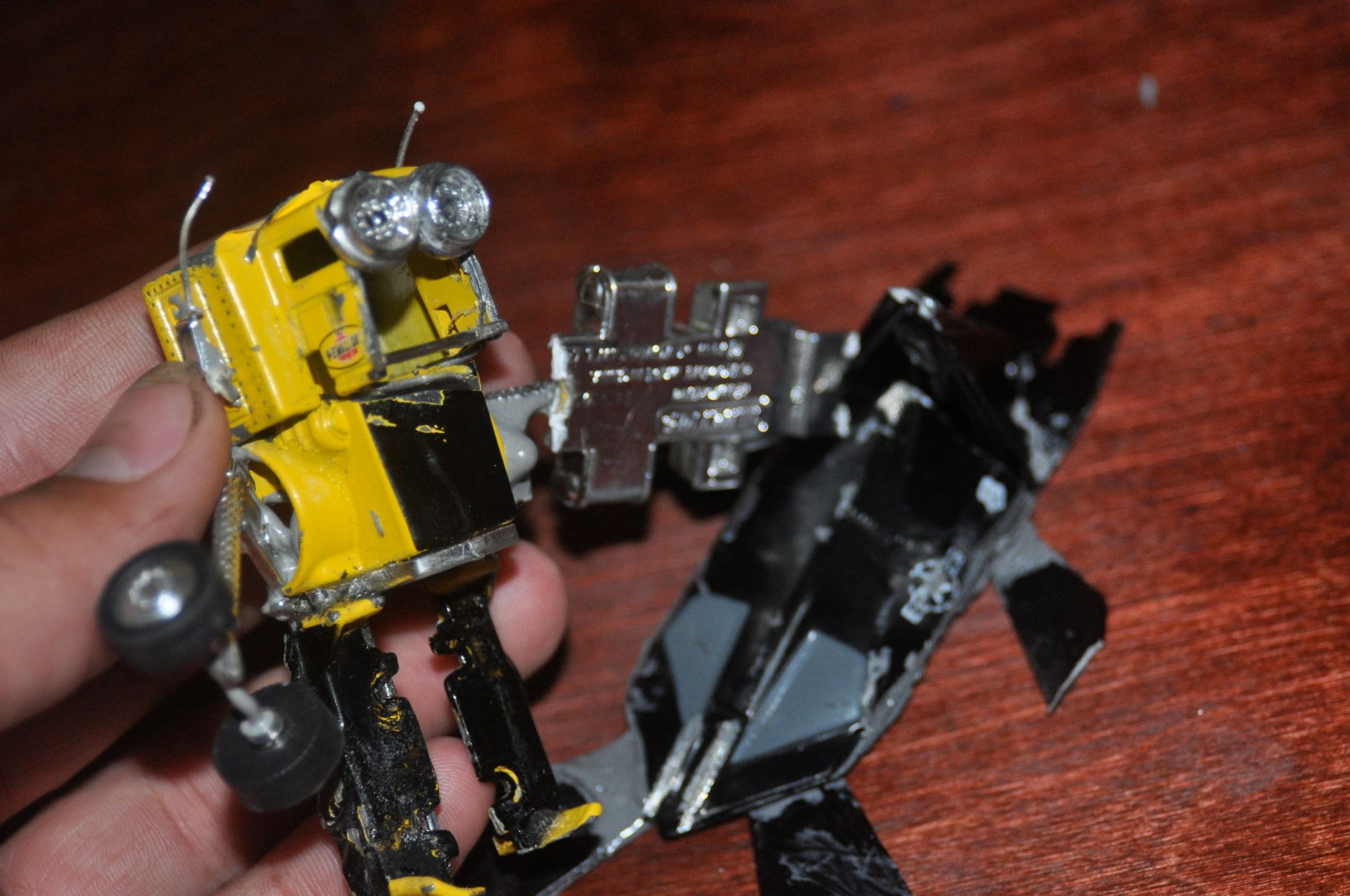 Matchbox Transformer Papercraft