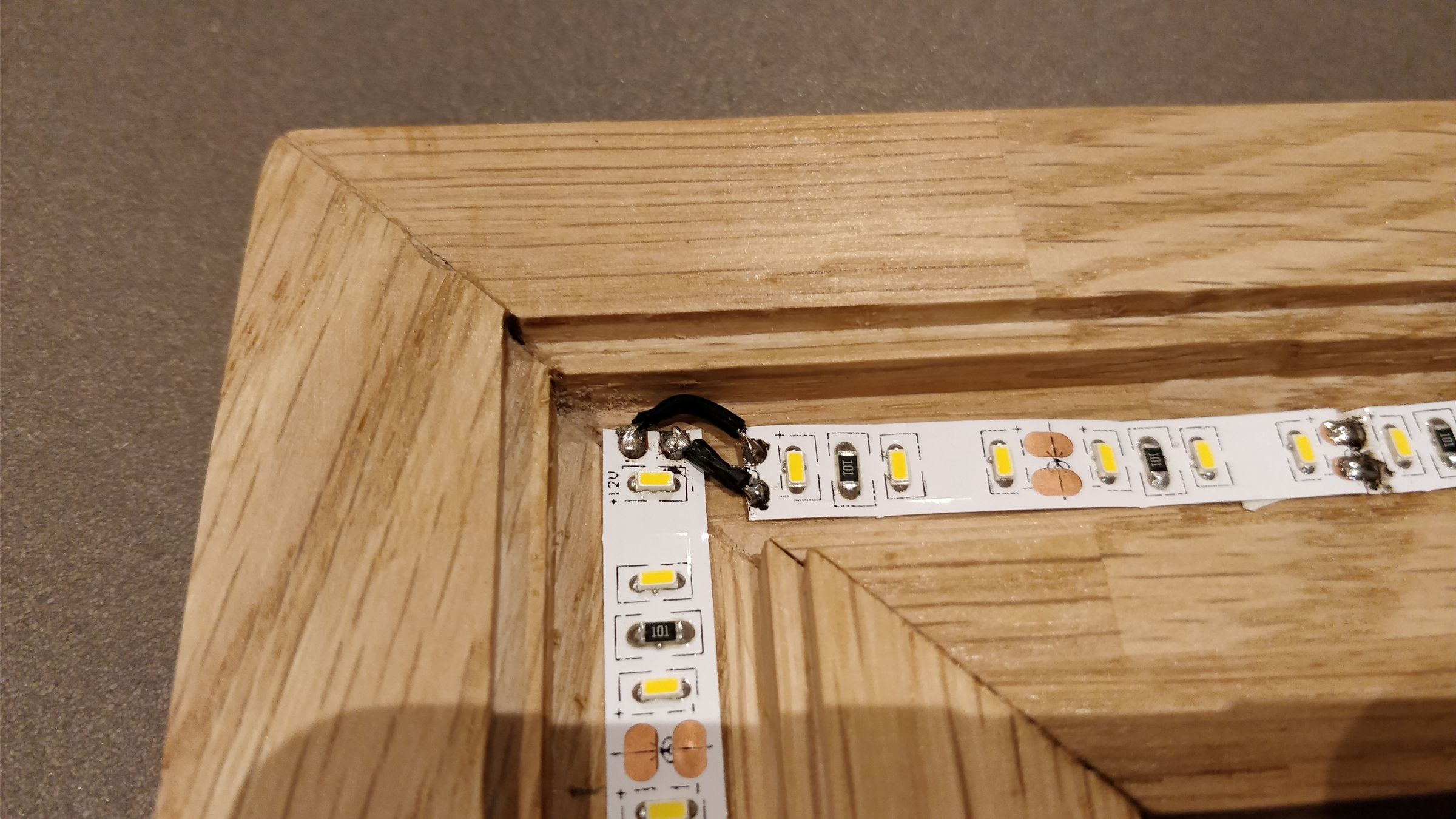 Modern Wood and LED Vanity Mirror : 8 Steps (with Pictures) - Instructables