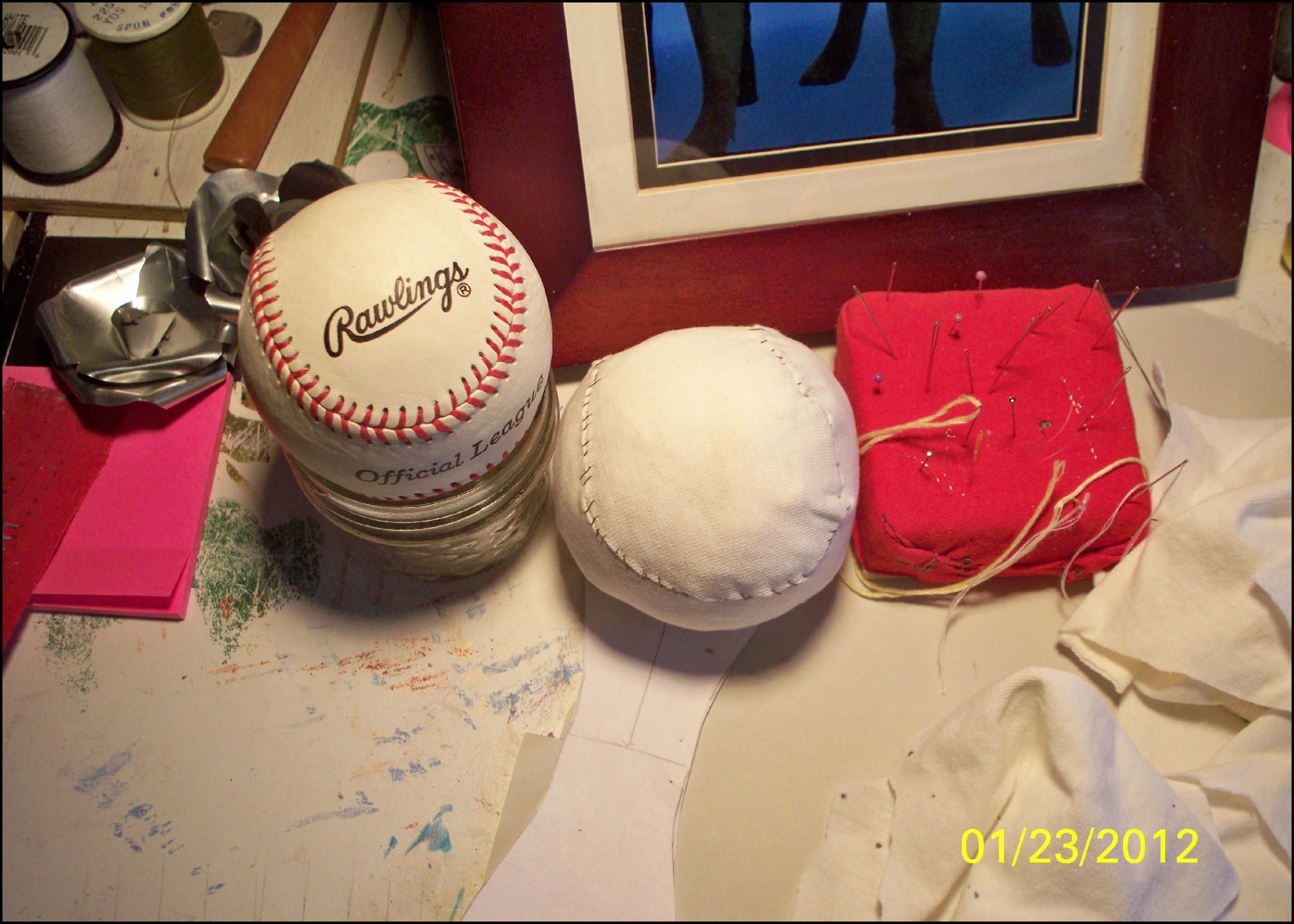 How to Make a Baseball Pincushion : 8 Steps - Instructables