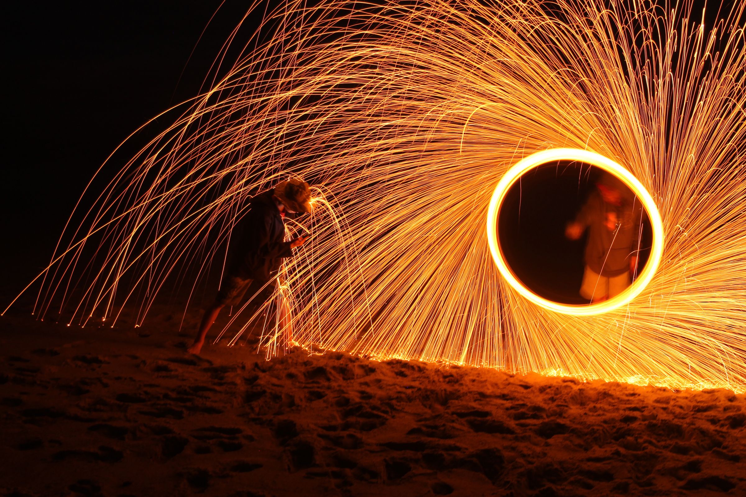 The Ring of Fire: a Cheap Steel Wool Pyrotechnic Display : 12 Steps ...