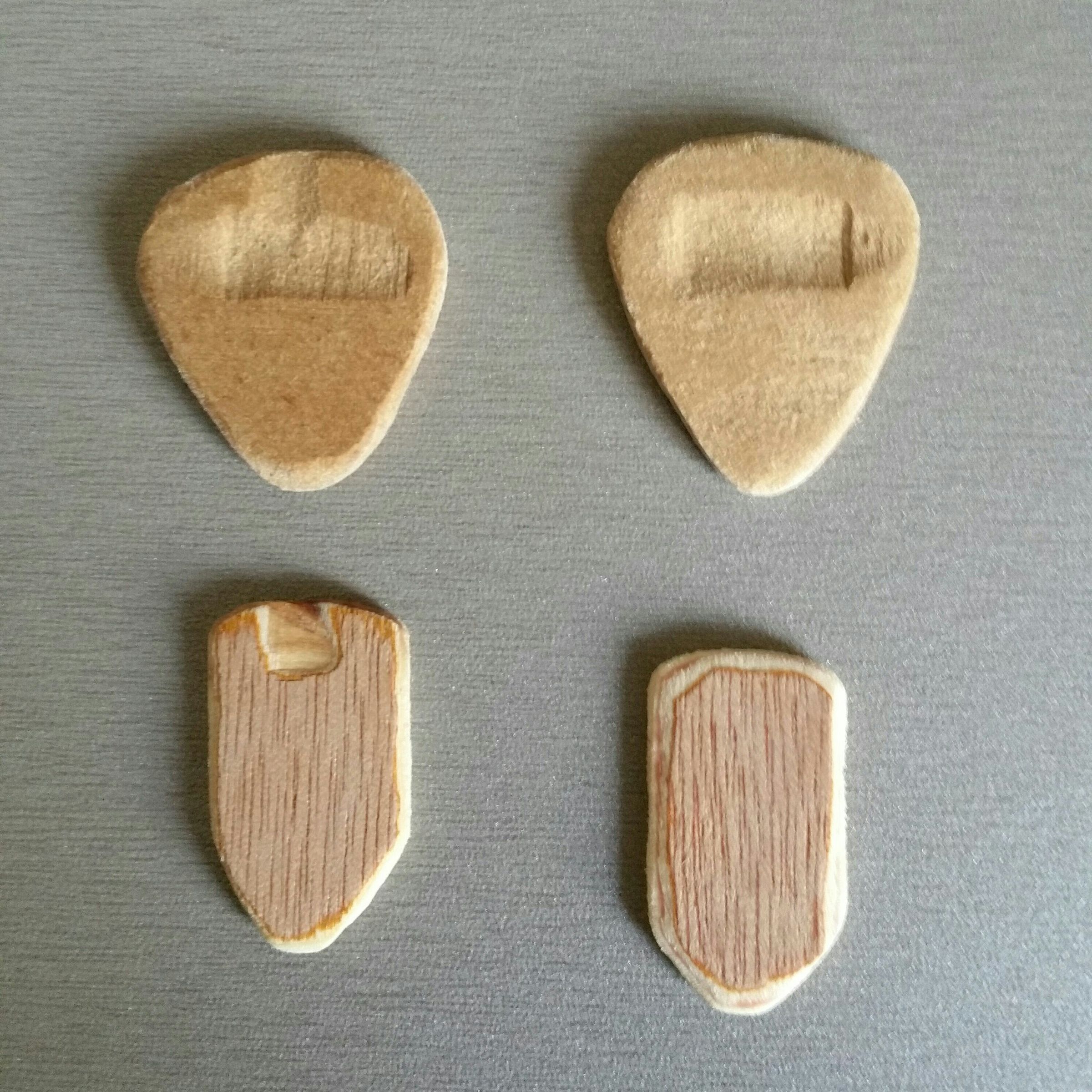 plectrum/pick made of fibreboard and plywood DIY Project - Step-by-Step ...