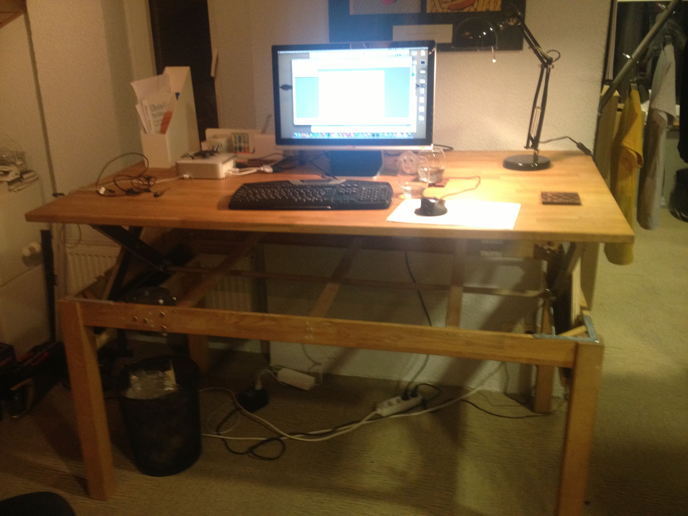 Liftable / Stand-up / Rising - Desk / Table (with Pictures) - Instructables