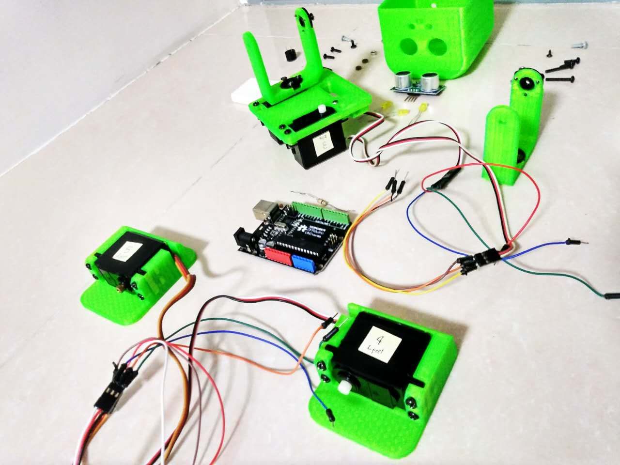 Tito - Arduino UNO 3d Printed Robot : 7 Steps (with Pictures ...