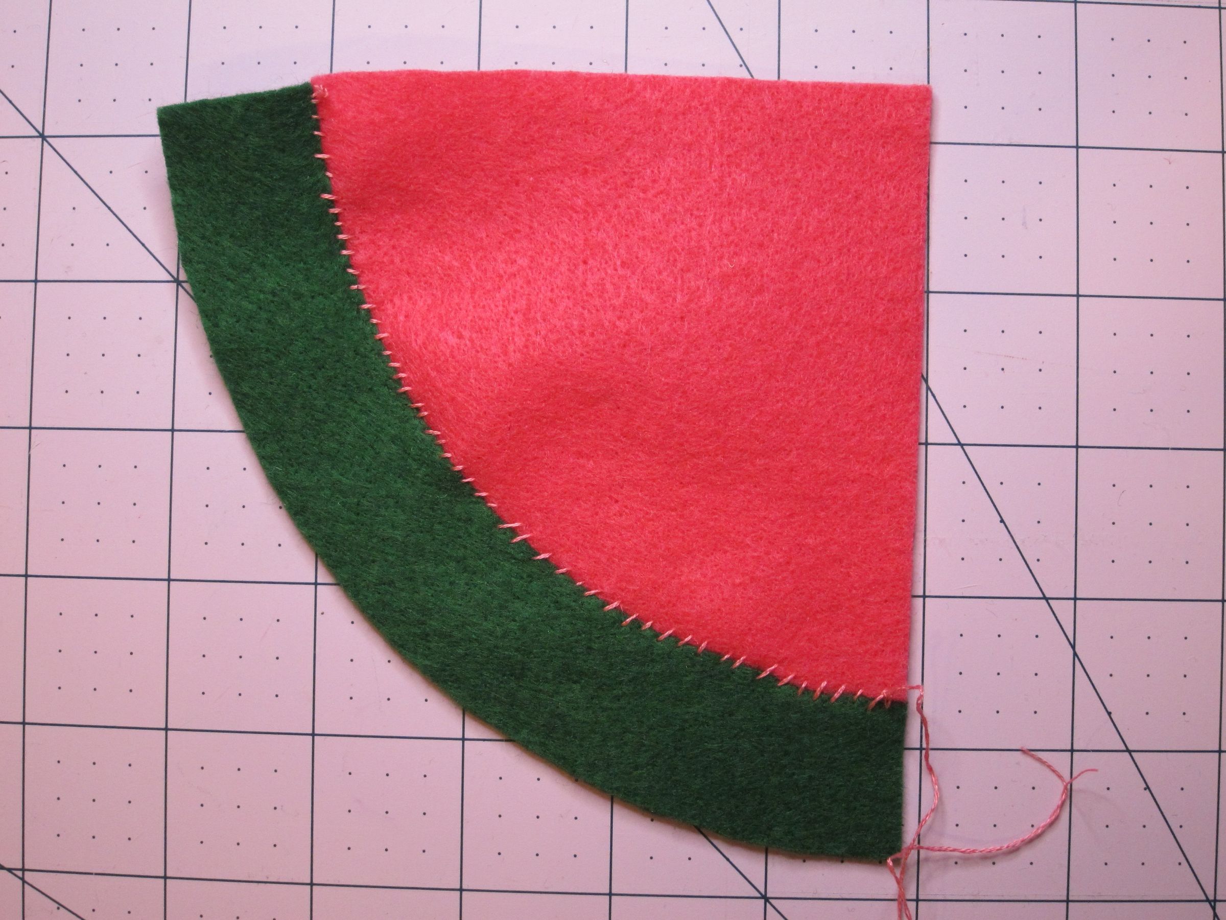 Felt Watermelon Slice : 20 Steps (with Pictures) - Instructables