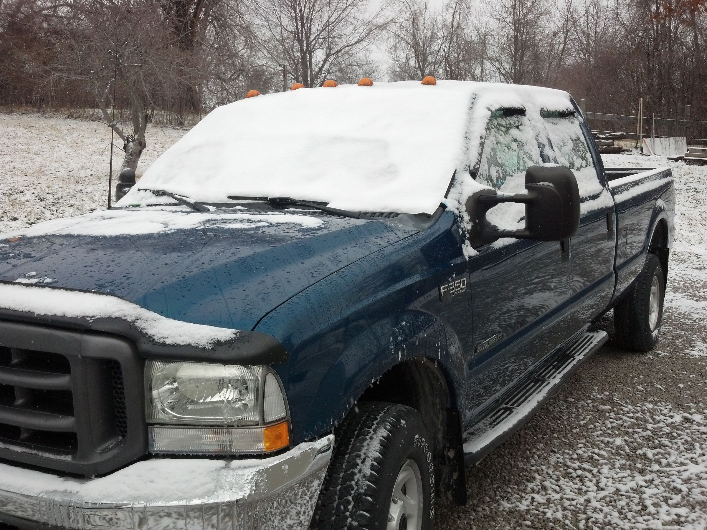 DIY WindShield Protector From Snow & Sun Using Feed Sacks : 7 Steps ...
