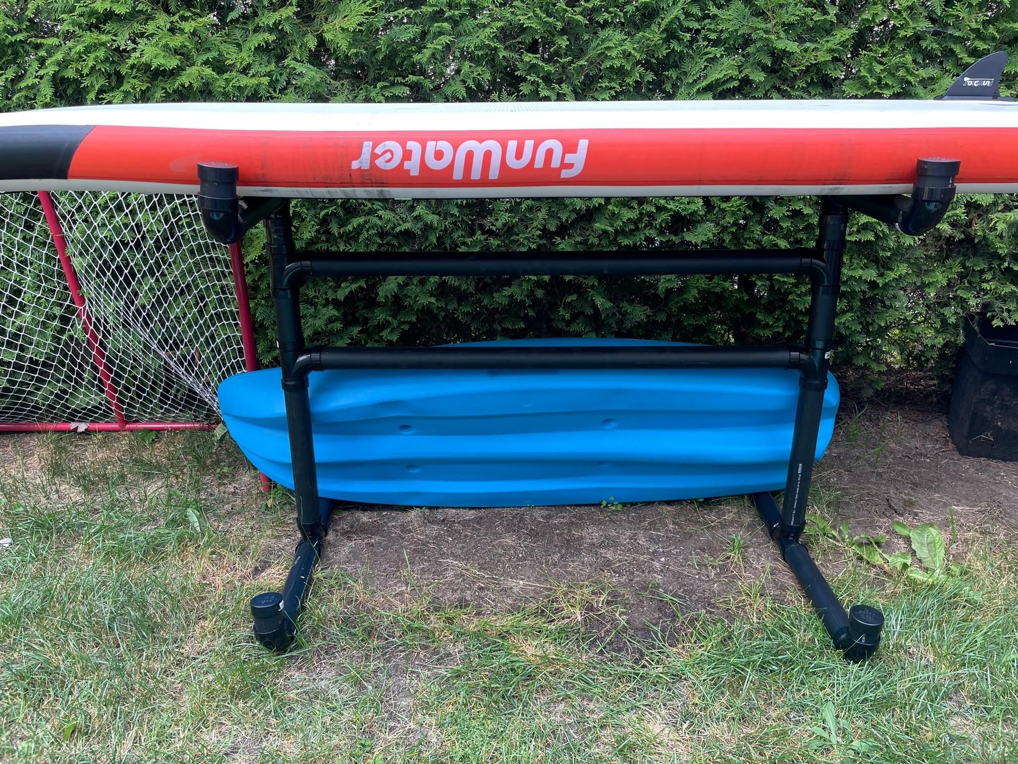 How to Make an Outdoor Kayak Storage Rack : 7 Steps - Instructables