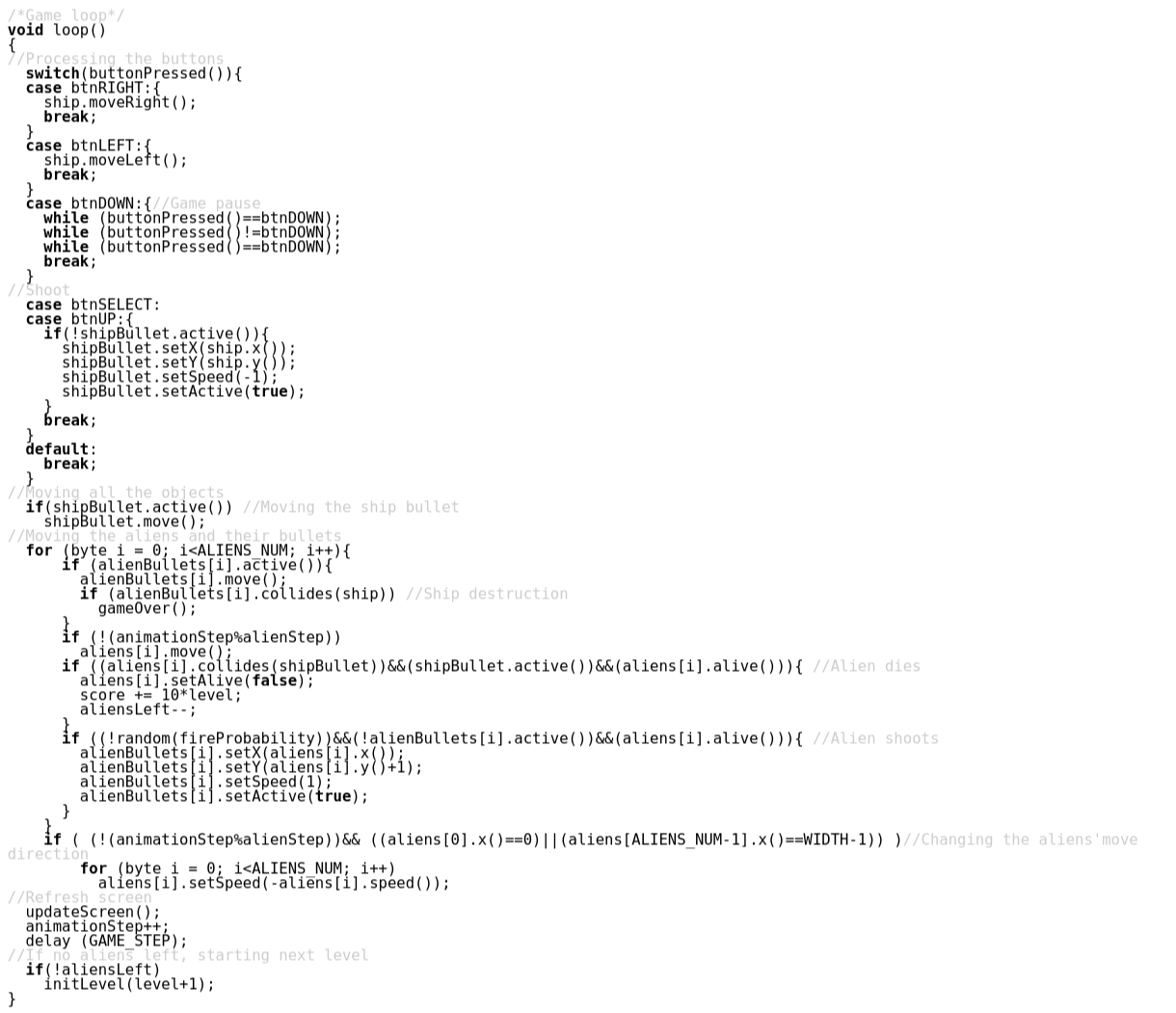 Arduino Powered Space Invaders Like Game on 1602 LCD Character Display /AKA LCD Invaders/ : 7 ...
