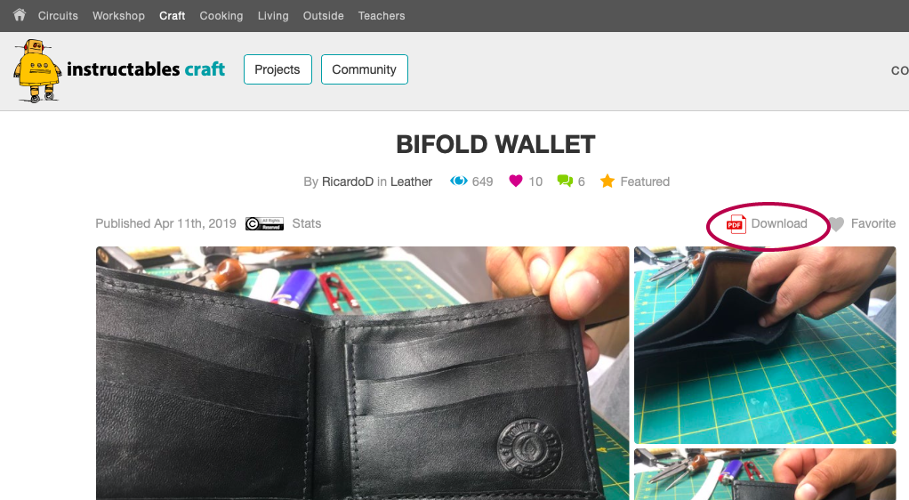 BIFOLD WALLET : 17 Steps (with Pictures) - Instructables