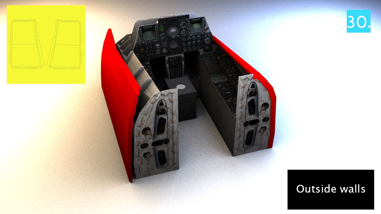 A-10 Jet Aircraft Cardboard Cockpit Replica : 5 Steps (with Pictures ...