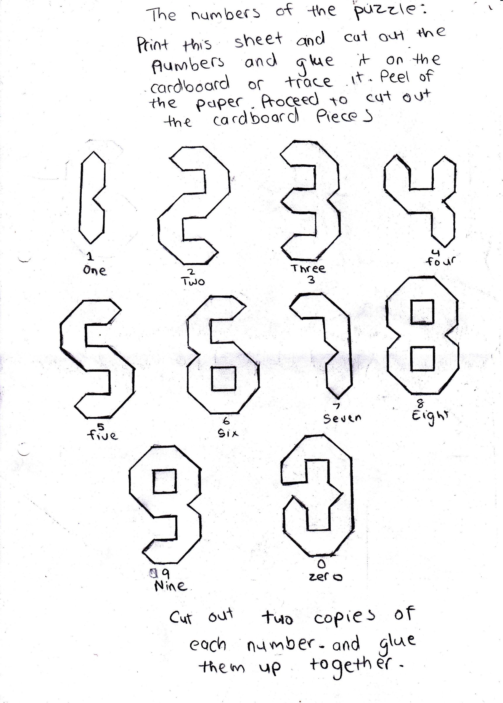 Number Digits Logic Puzzle : 6 Steps (with Pictures) - Instructables