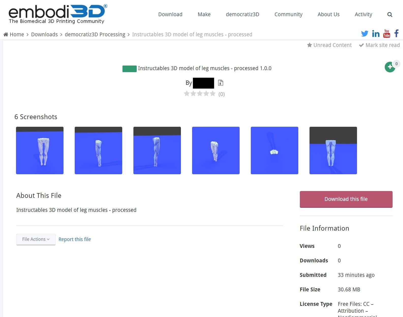 How to Easily and Automatically Convert a CT Scan (DICOM Data) Into a ...