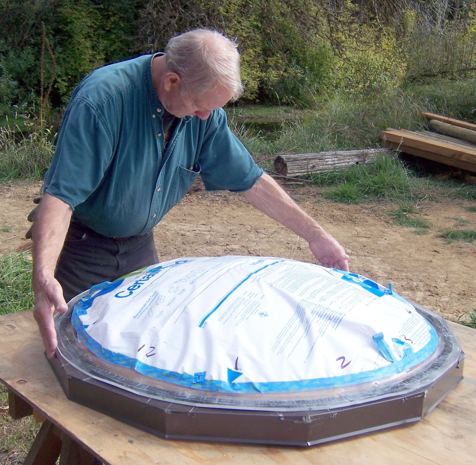 Building a Wood-Framed Panelized Yurt : 16 Steps (with Pictures ...