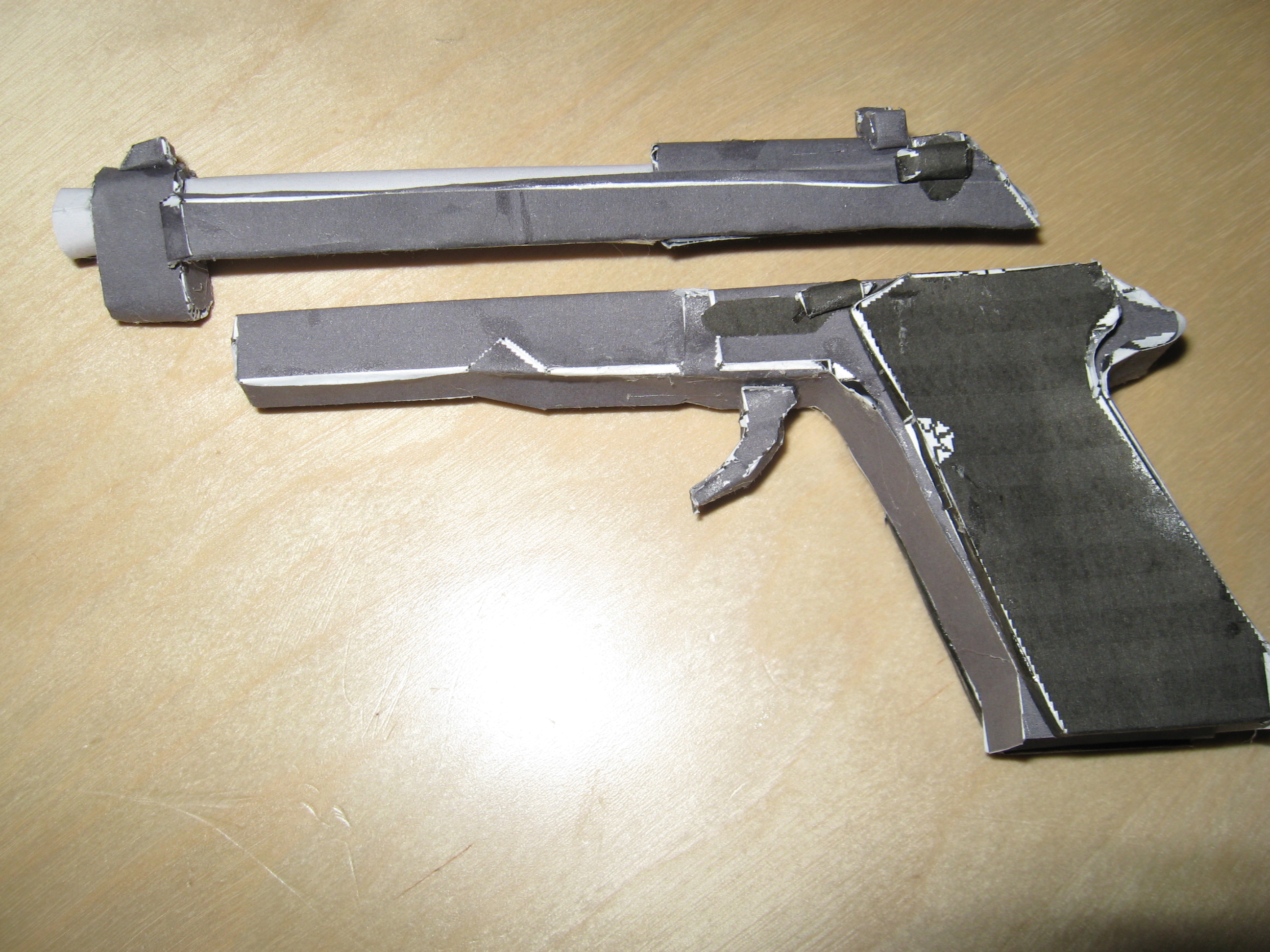 How to Make a Paper Model Gun! : 10 Steps - Instructables