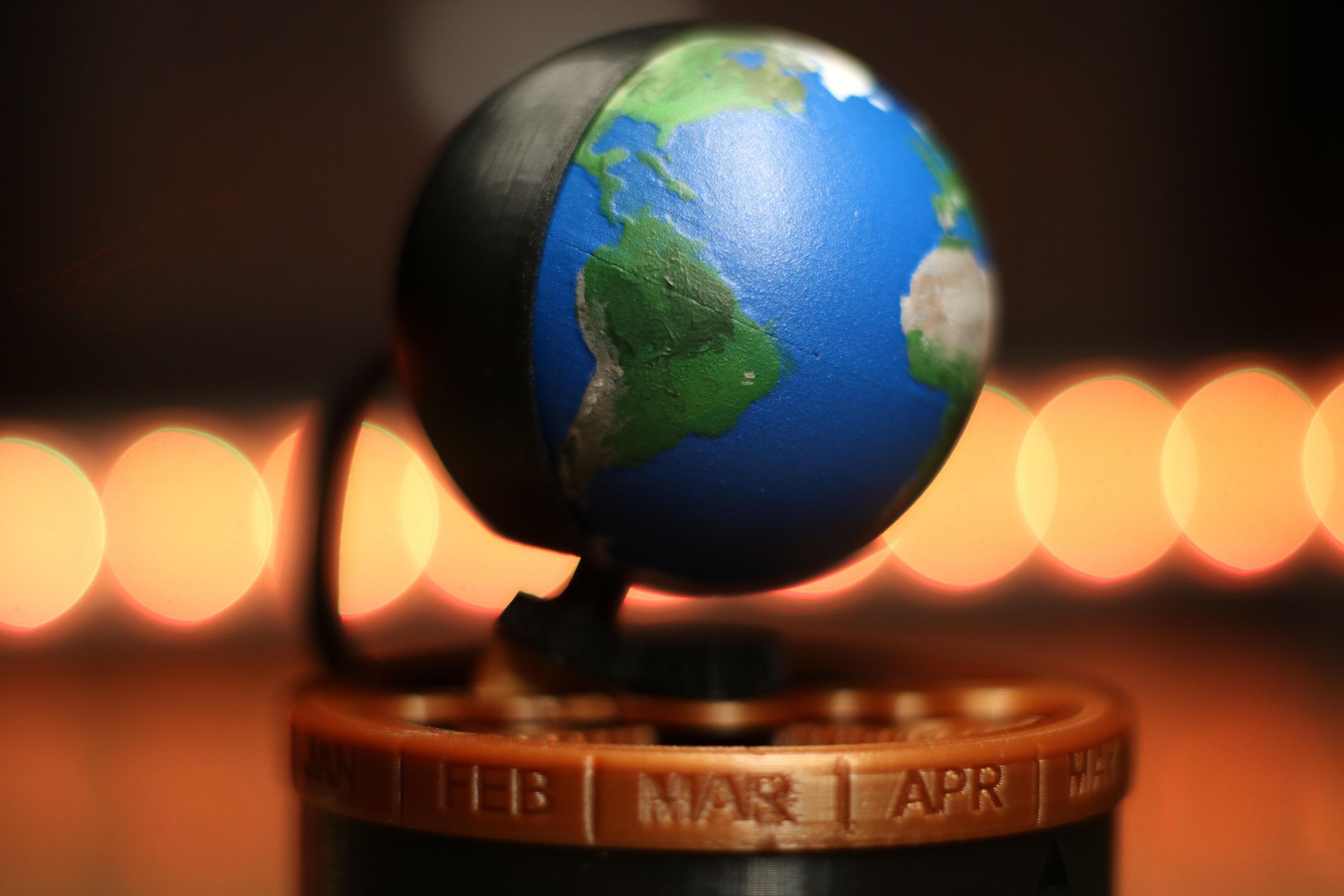 3D Printed Earth Clock : 7 Steps (with Pictures) - Instructables