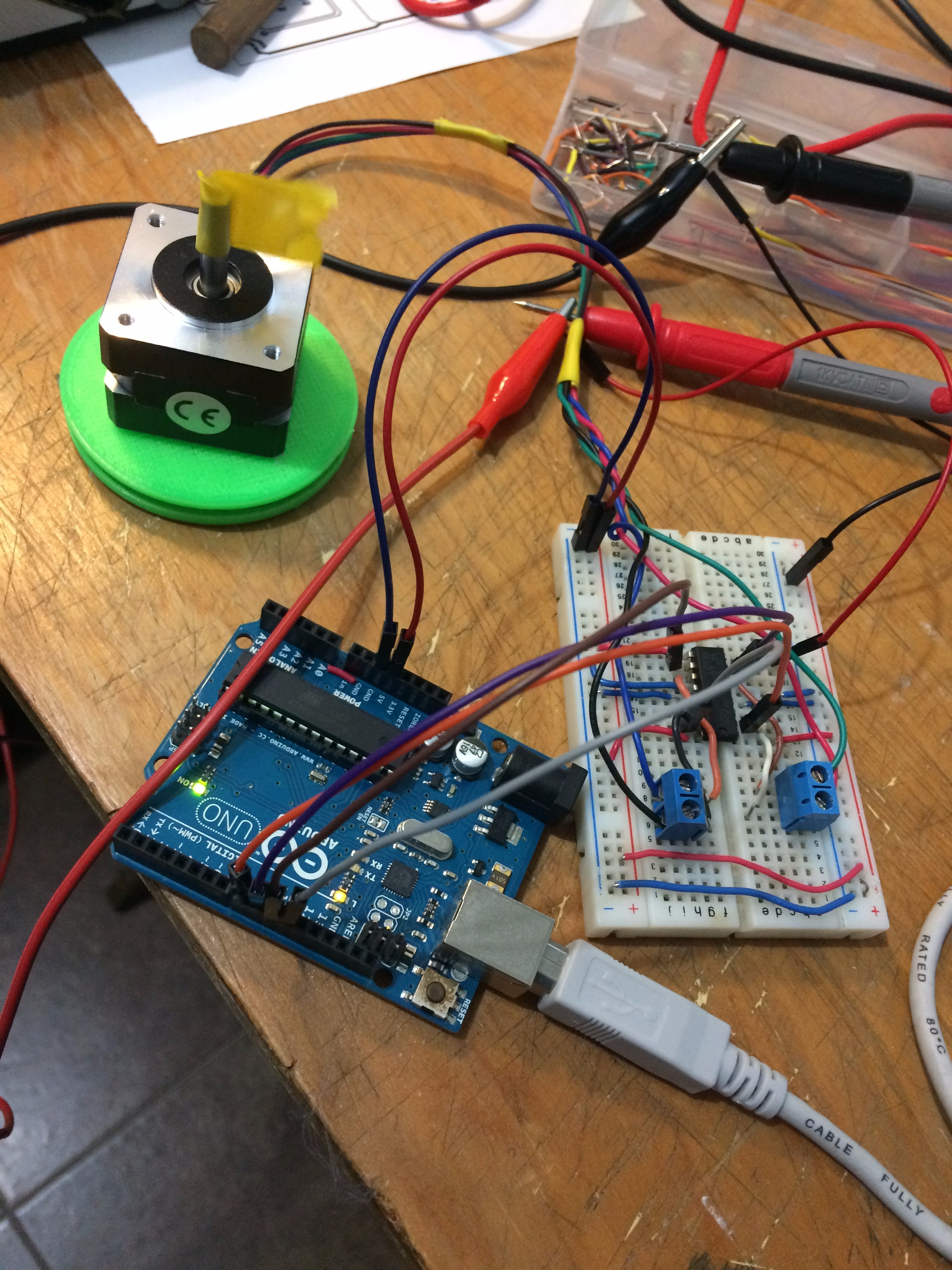 Arduino : How to Control a Stepper Motor With L293D Motor Driver : 5 ...