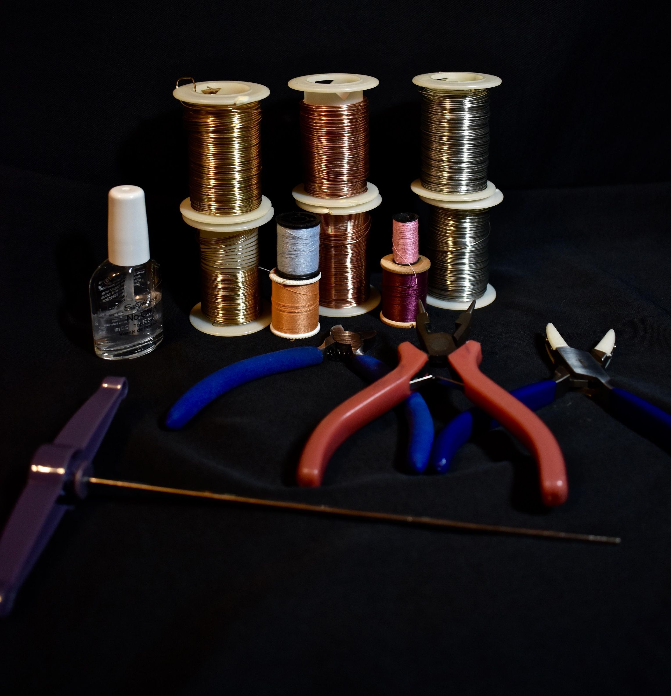 Thread Earrings : 11 Steps (with Pictures) - Instructables