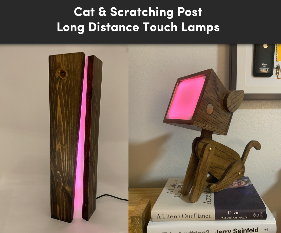 Cat and Scratching Post - Long Distance Touch Lamps : 17 Steps (with ...