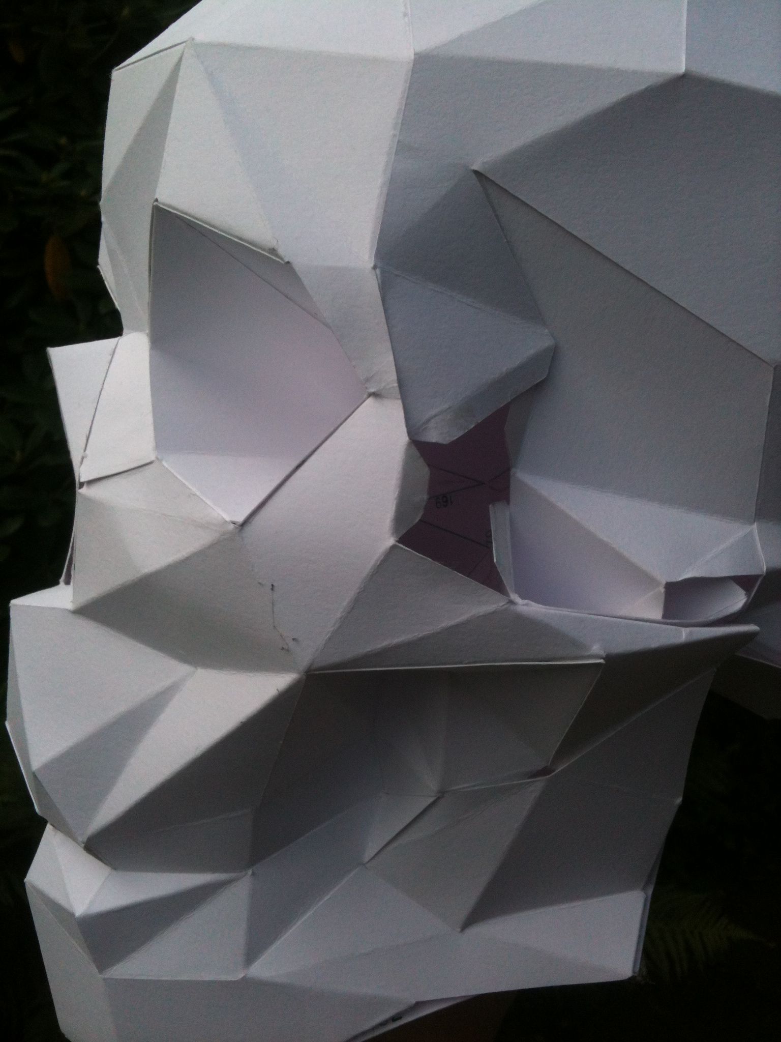 Papercraft Skull With Glowing Eyes : 15 Steps (with Pictures ...