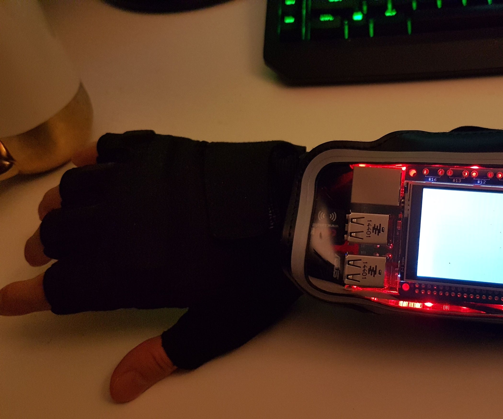 Portable Wrist Mounted Raspberry Pi 6 Steps Instructables 