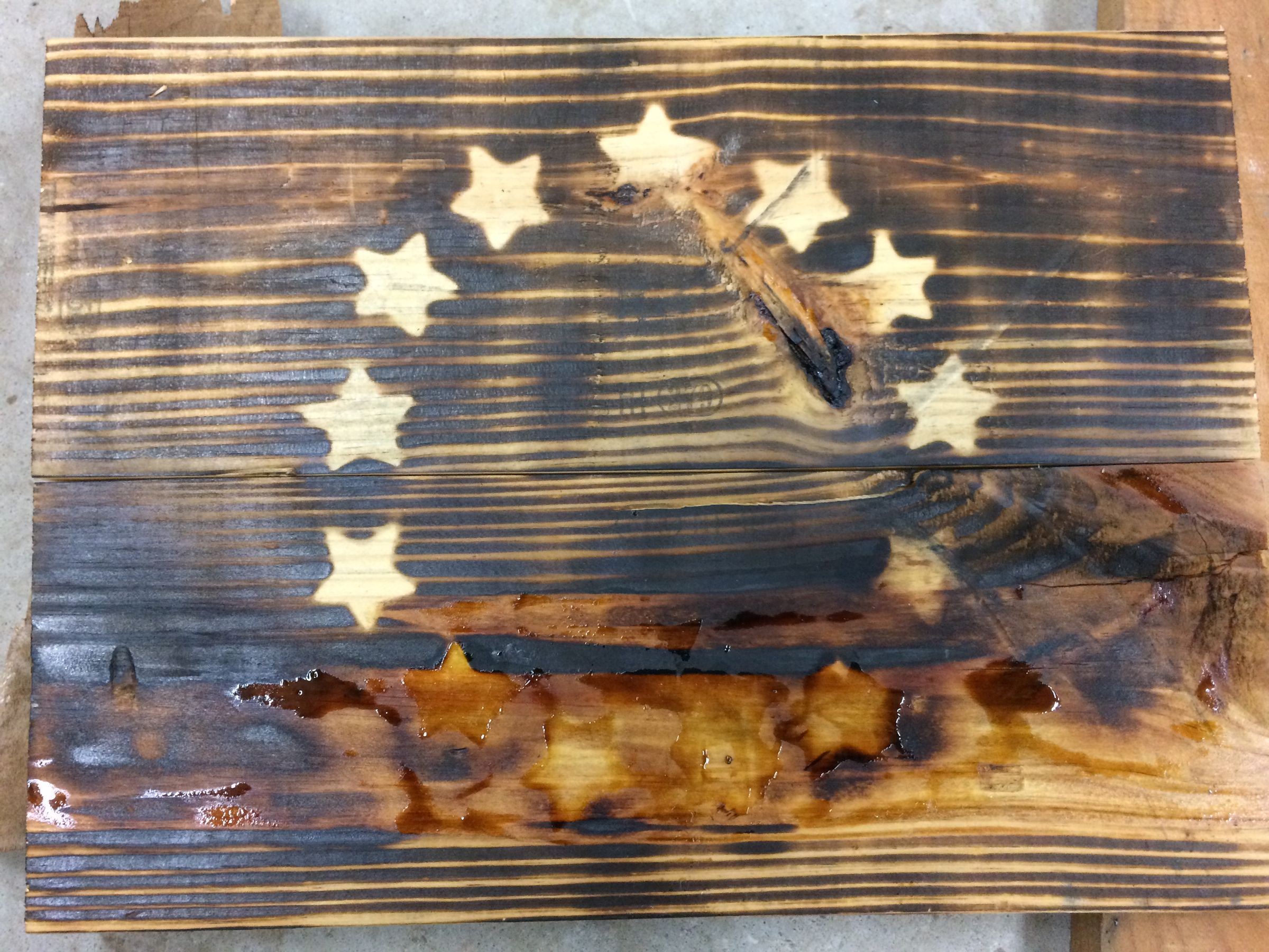 Pallet Wood American Flag (A.K.A. the Pyro Flag) : 15 Steps (with ...