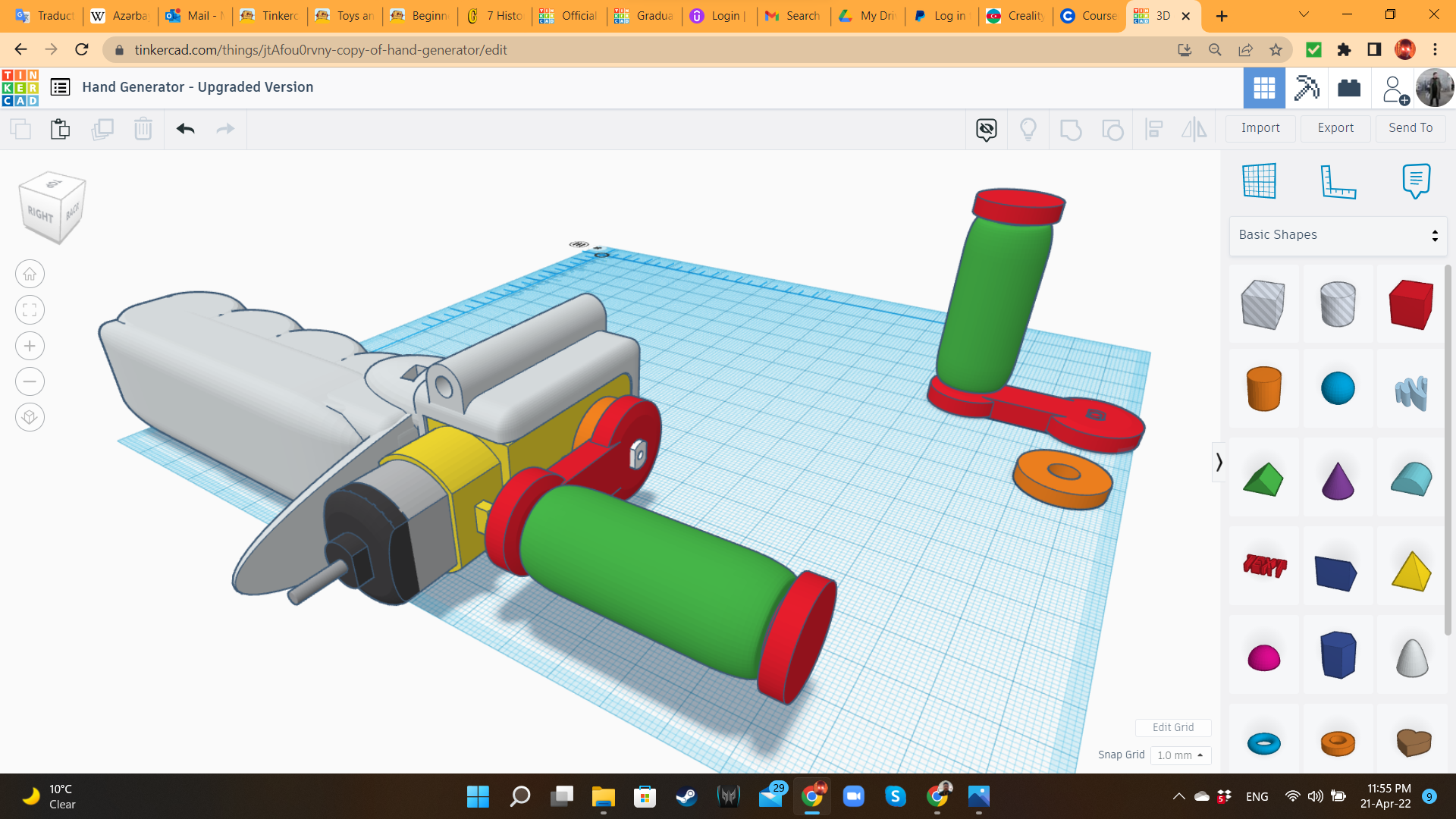 Tinkercad Robotics for School: Human-Powered Battle Beasts! : 30 Steps ...