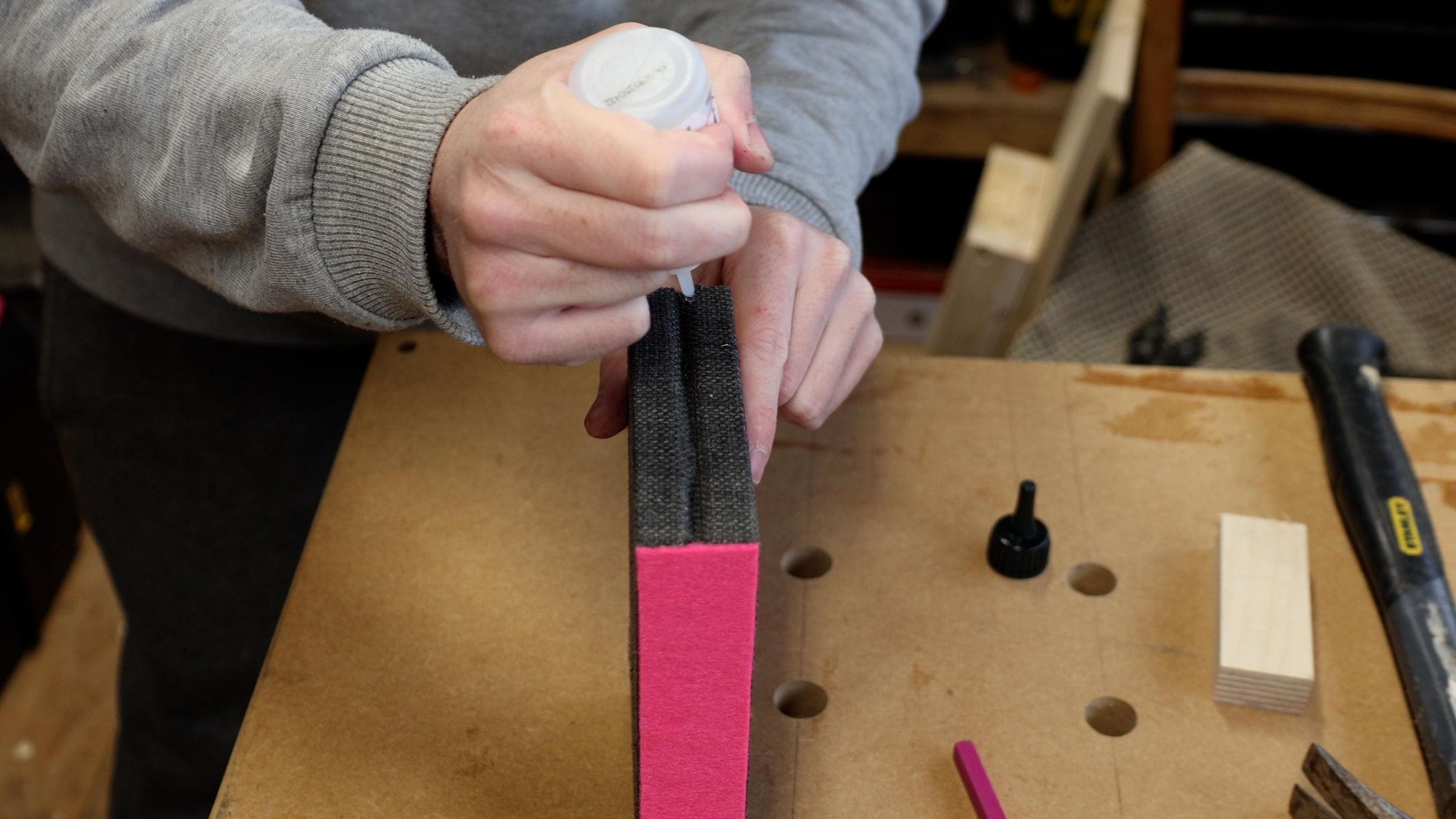 How to Make a Storage Shelf for a Desk - DIY Monitor Stand : 6 Steps ...