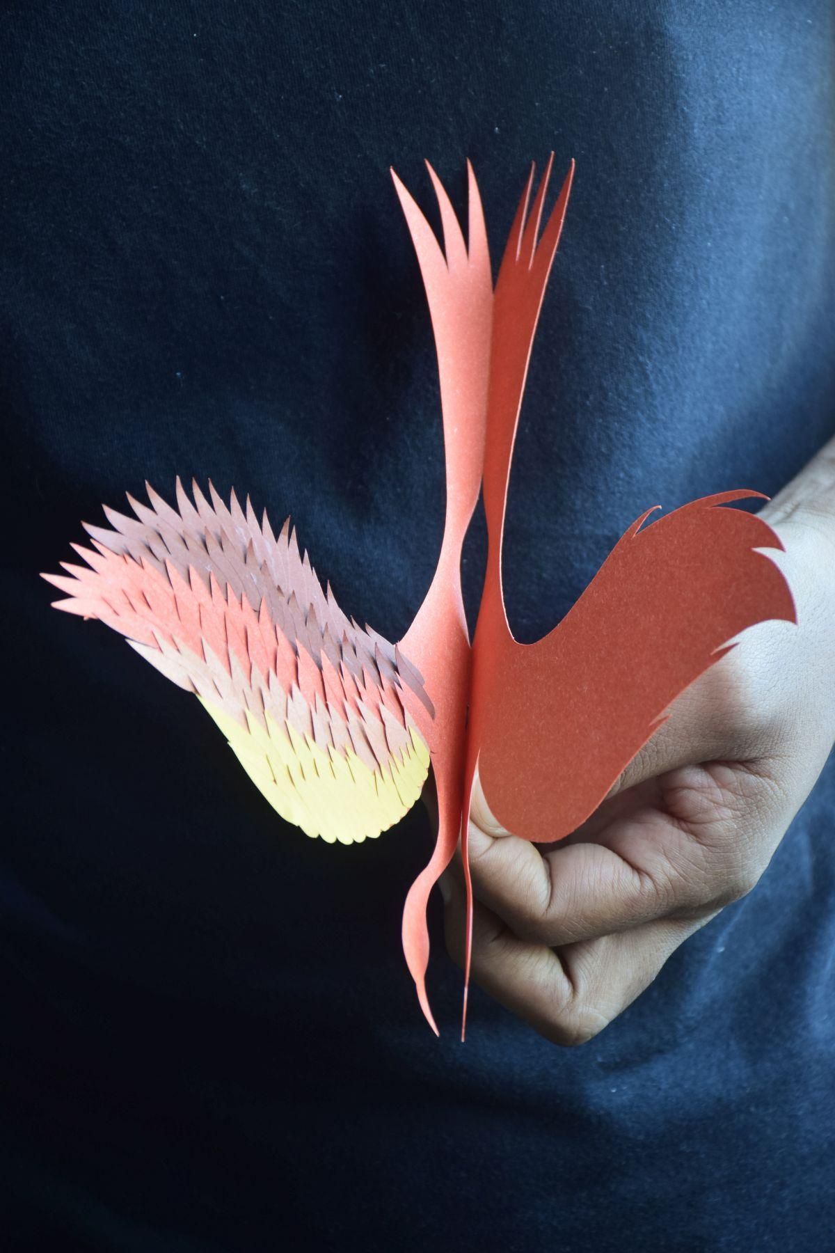 Paper Automata Phoenix : 7 Steps (with Pictures) - Instructables