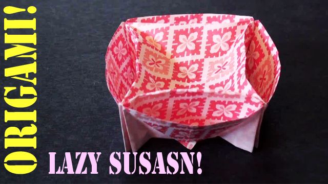 Origami Lazy Susan (Sectioned Container) Tutorial! - Instructables