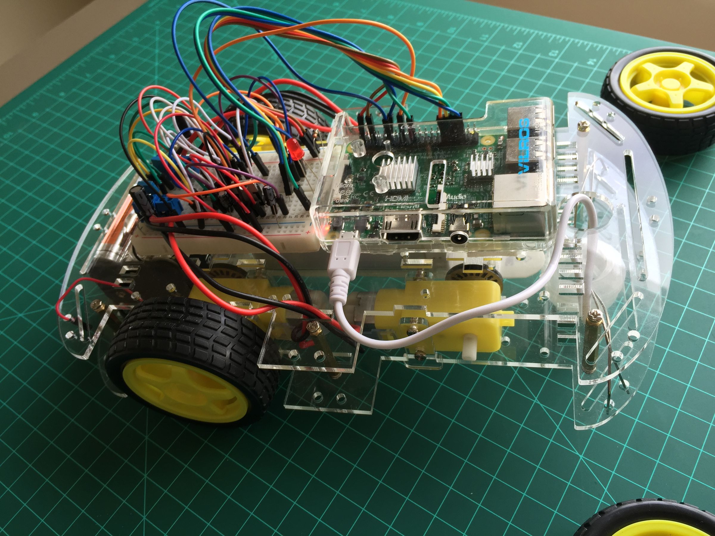 IoT - Controlling a Raspberry Pi Robot Over Internet With HTML and ...