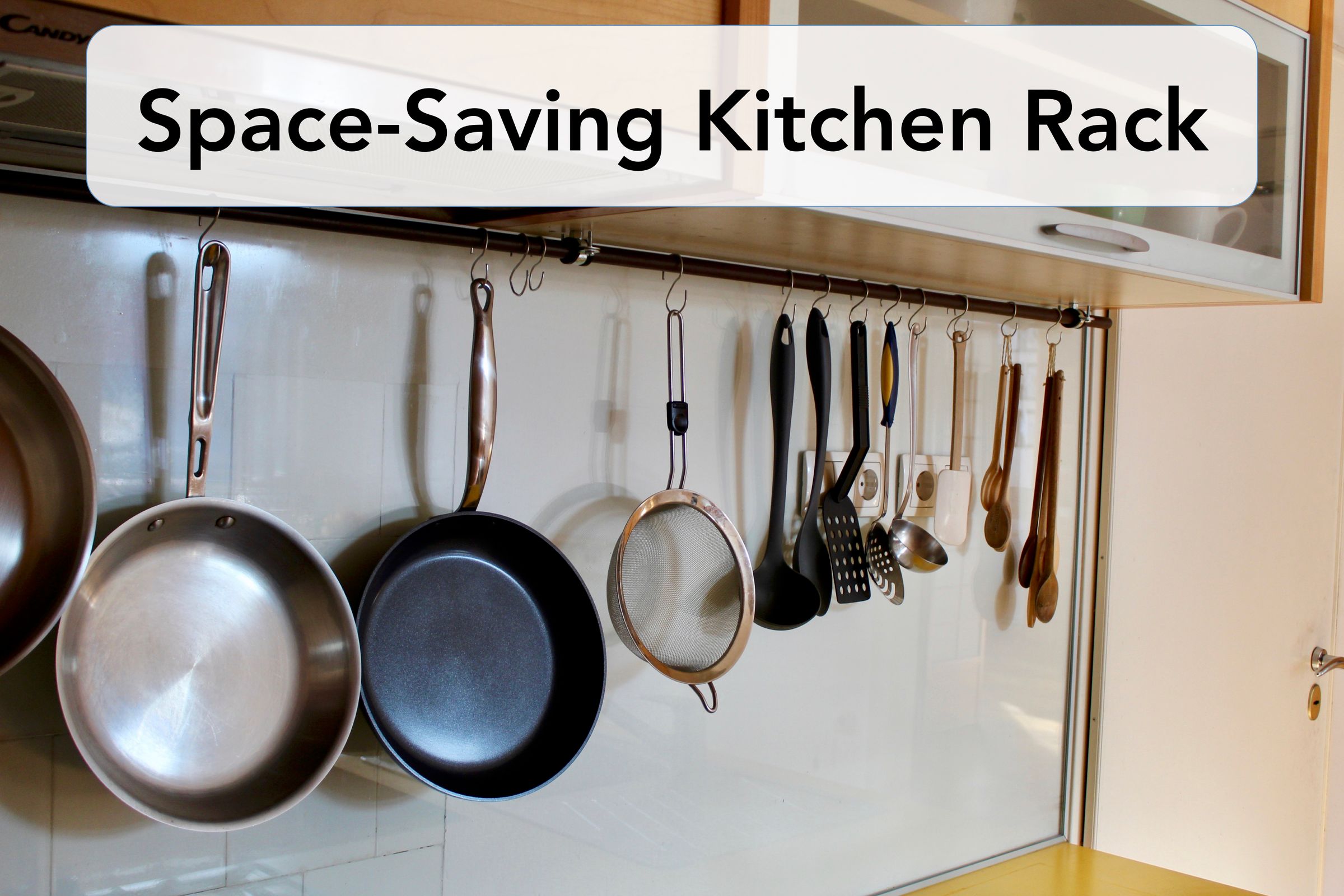 Space-Saving Kitchen Rack — Easy DIY Project : 5 Steps (with Pictures ...
