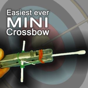 Easiest Ever Kids DIY Mini Crossbow : 8 Steps - Instructables