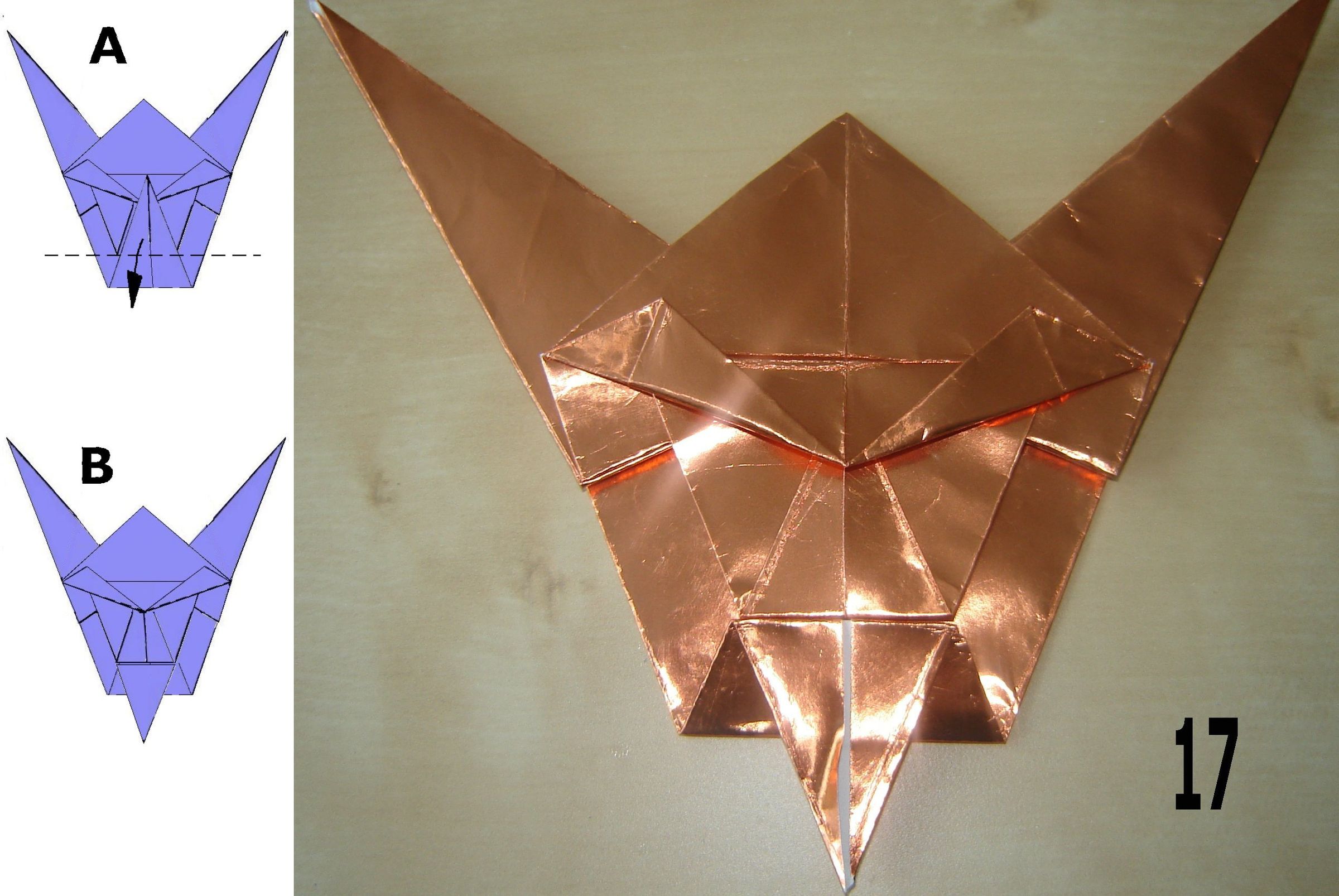 Origami Devil Mask : 8 Steps - Instructables