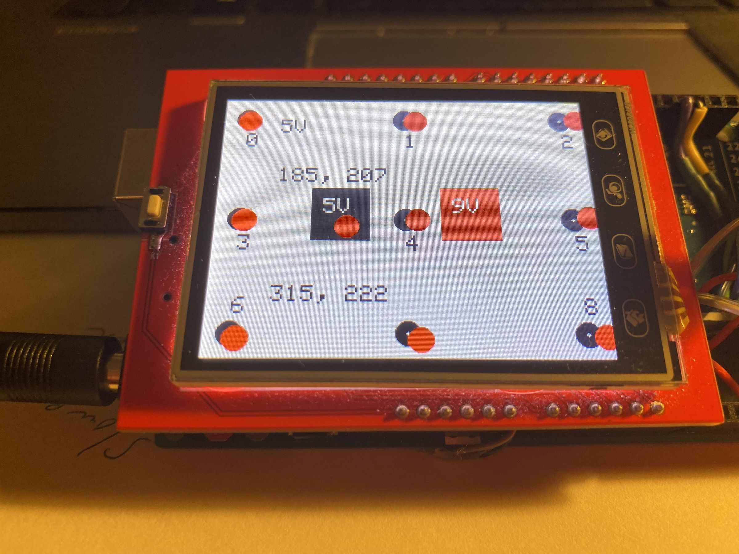TFT Touch Display - Aligning Touch Points to Display Pixels : 4 Steps ...