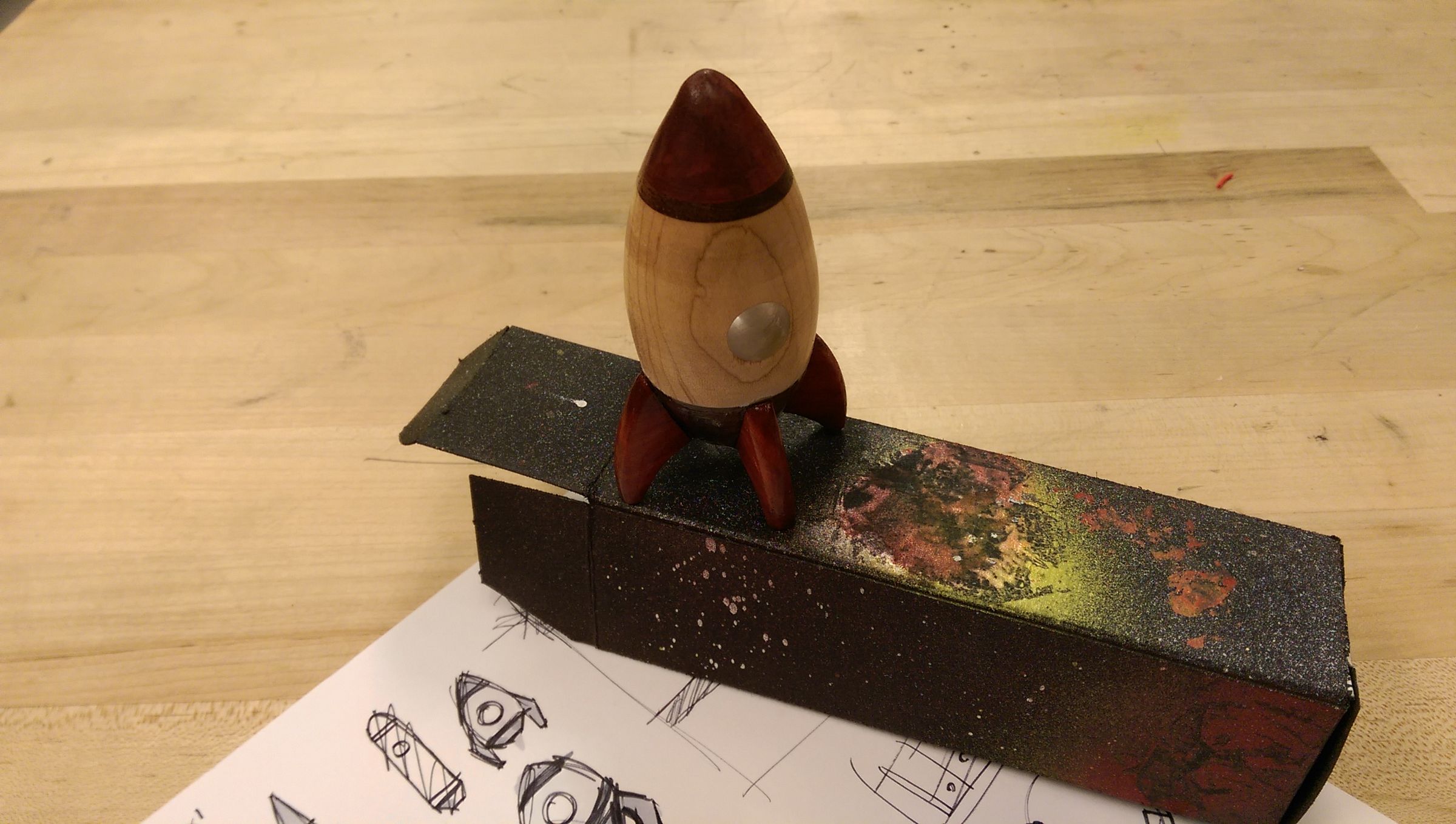 Wooden Rocket With a See-Through Window : 10 Steps (with Pictures ...